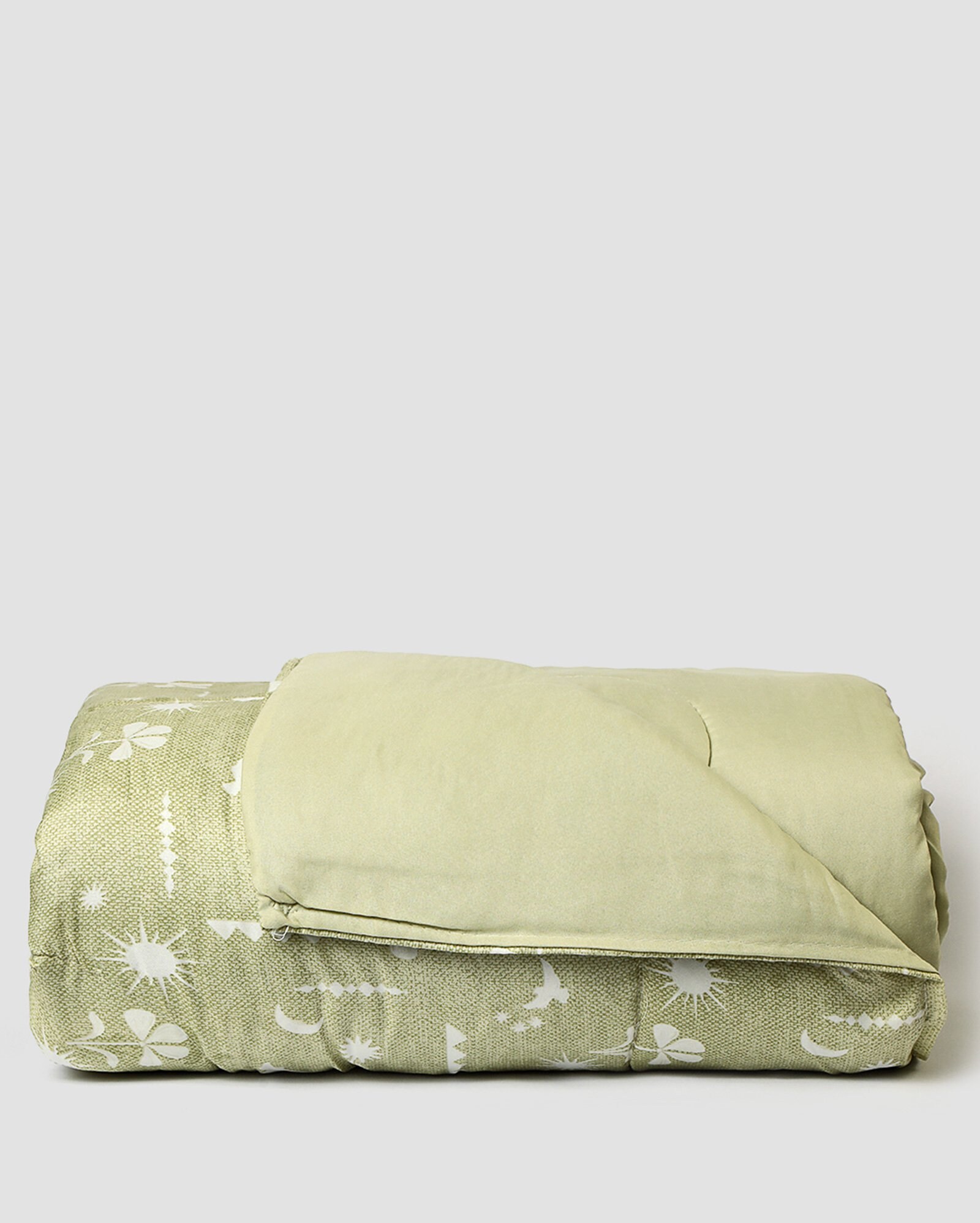 Riachuelo | Edredom casal dupla face microfibra Eve sol e lua verde ...