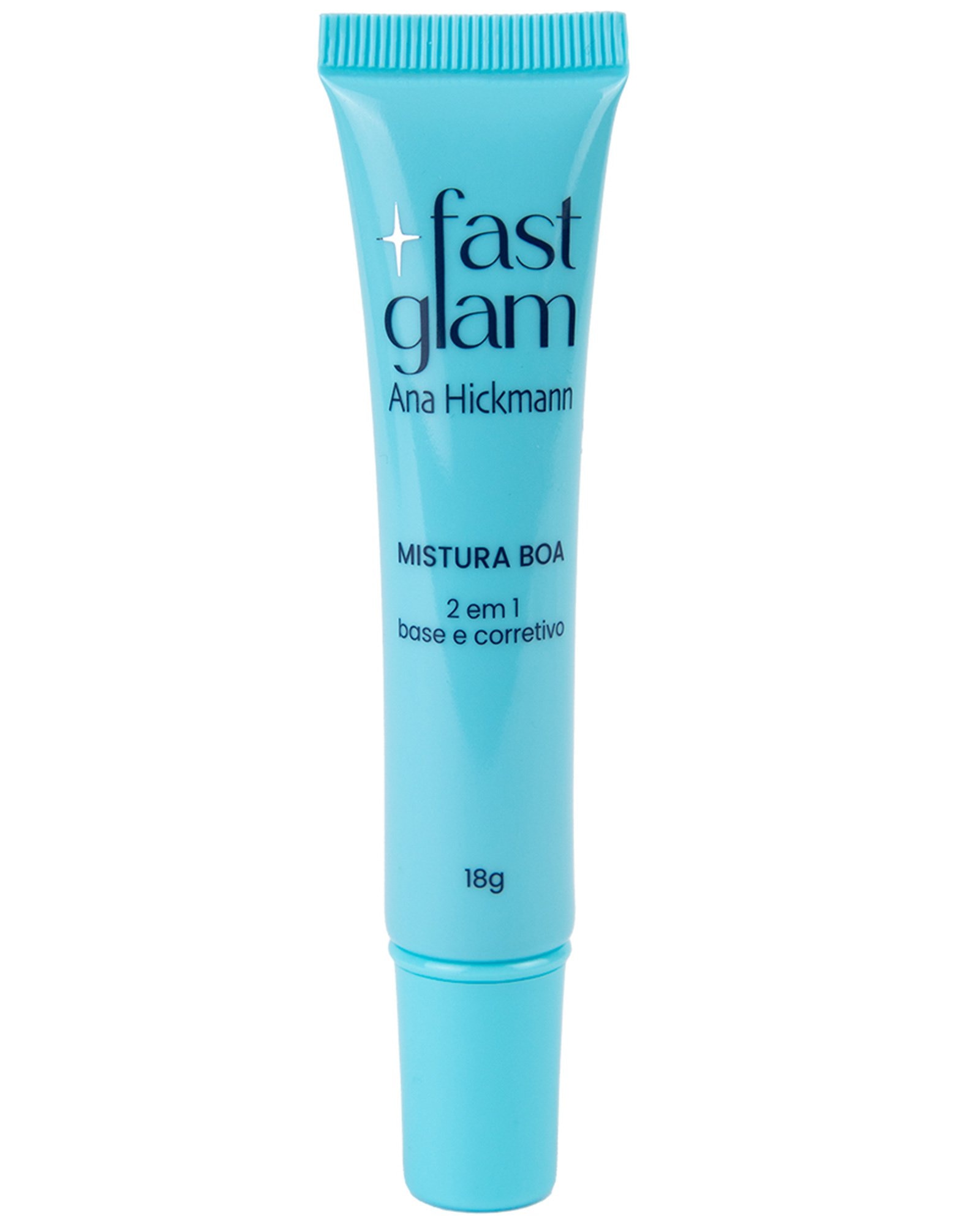 Riachuelo | Base facial Fast Glam Mistura Boa 2 em 1 cor médio 1 18g | Ana Hickmann