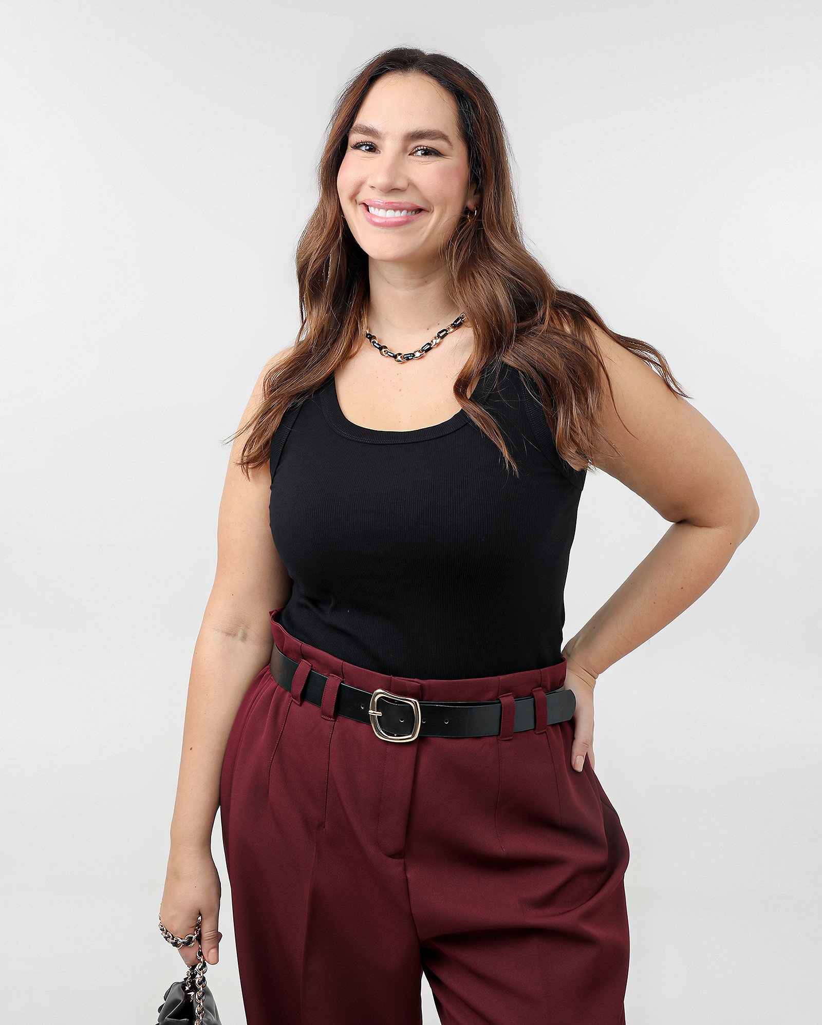 Riachuelo | Regata plus size feminina canelada preta | AK Plus by Riachuelo
