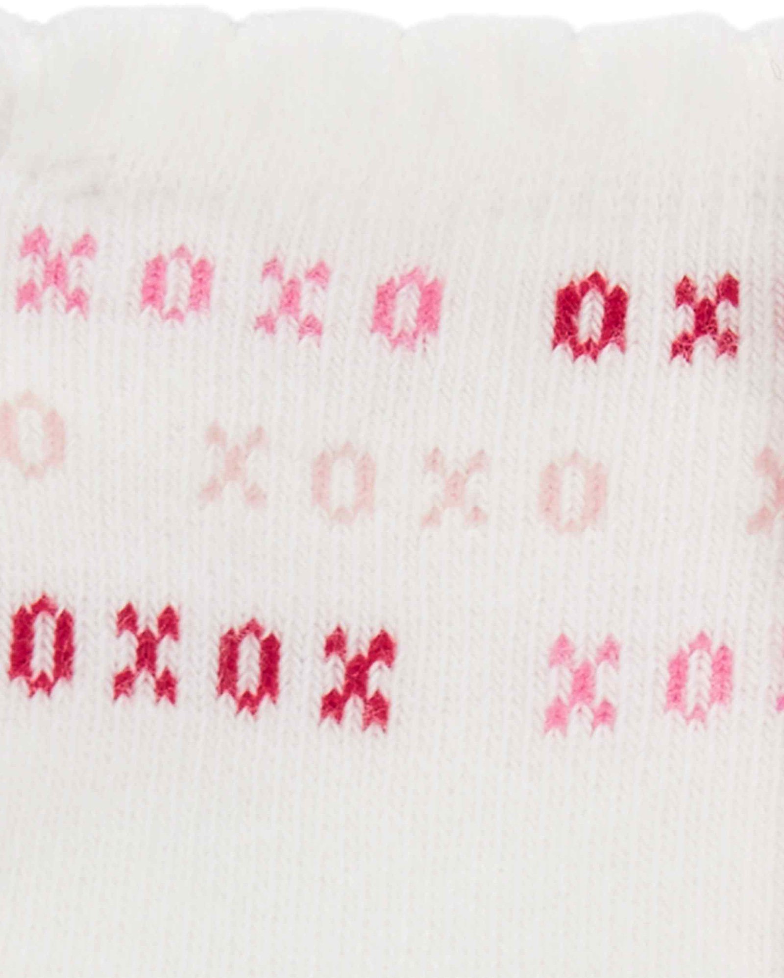 Kit meia bebê 3 pares xoxo multicor | Carter's | Carter's Oficial