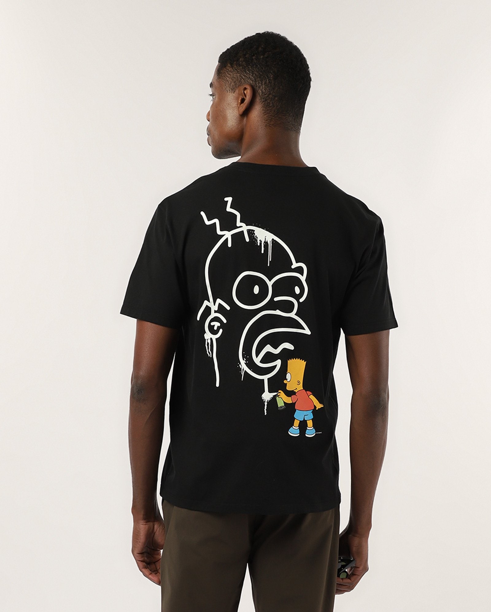 Riachuelo | Camiseta masculina regular Homer grafite preta | Fox The ...