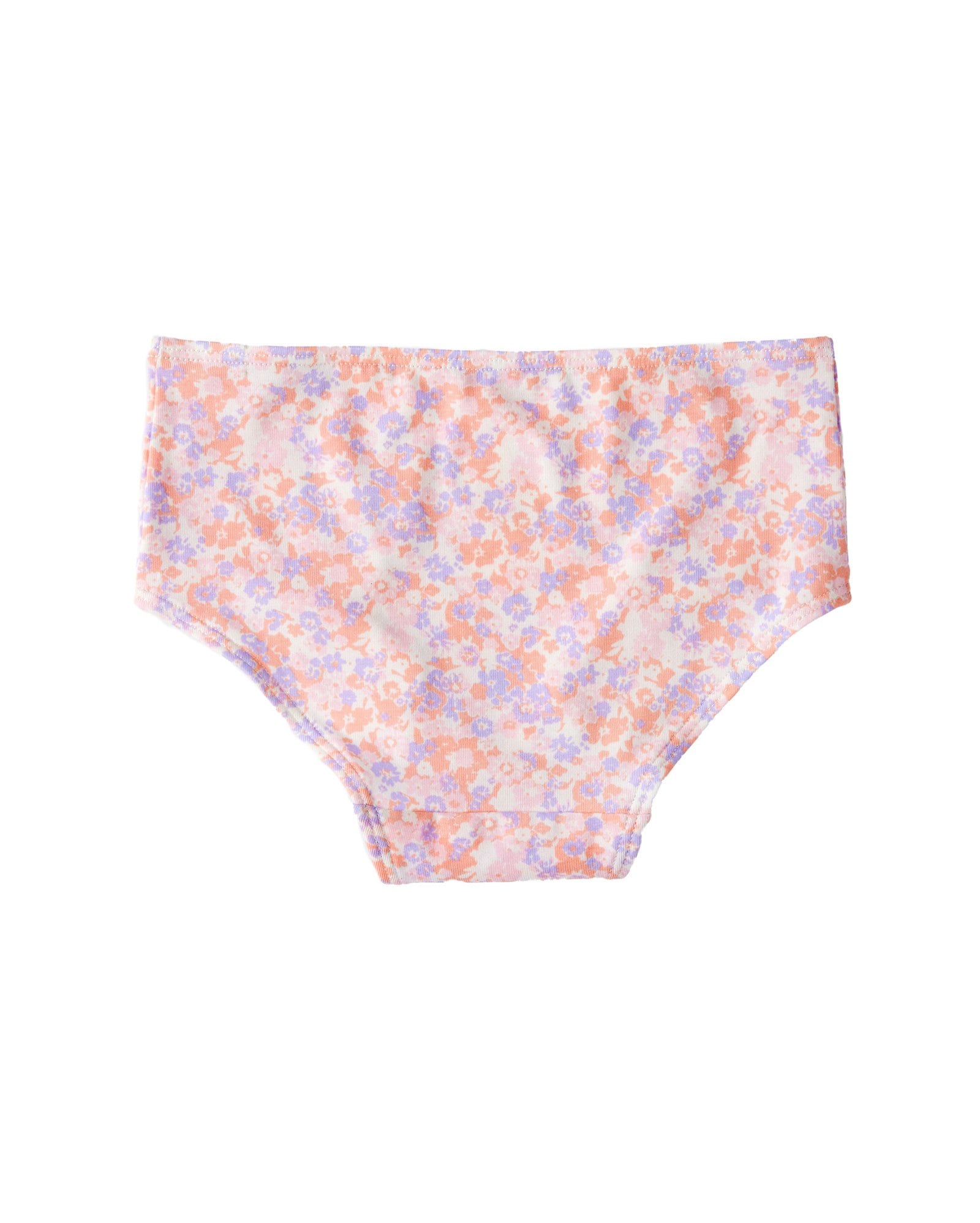 Kit calcinha infantil 10 peças listras floral borboleta multicor ...