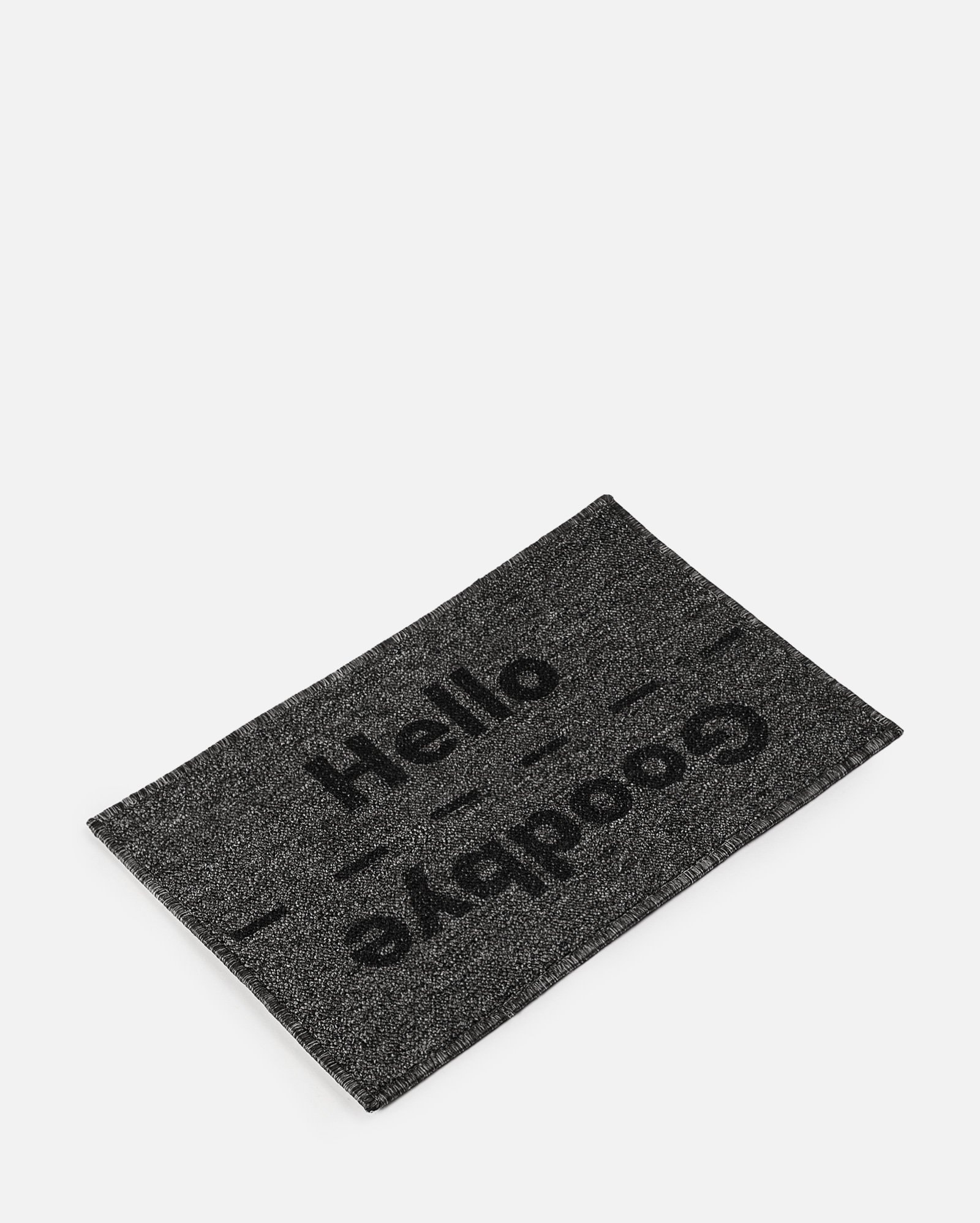 Riachuelo | Tapete capacho hello goodbye 40x60cm mescla cinza | Oasis