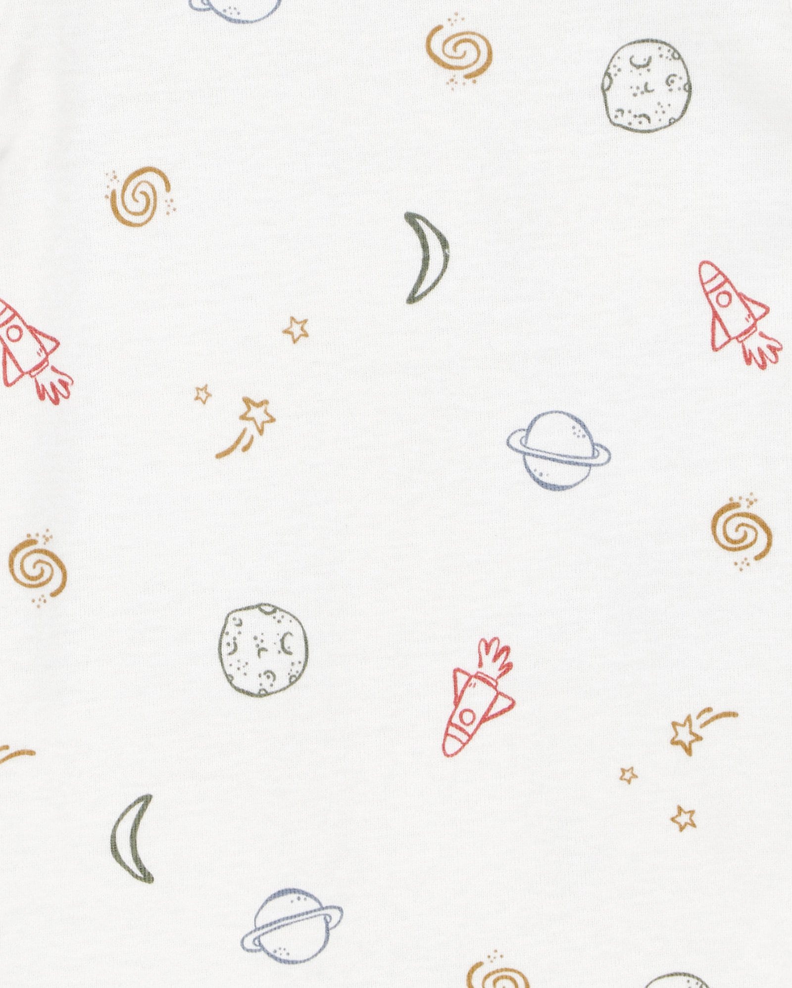 Kit body bebê 3 peças nave espacial multicor | Carter's | Carter's Oficial