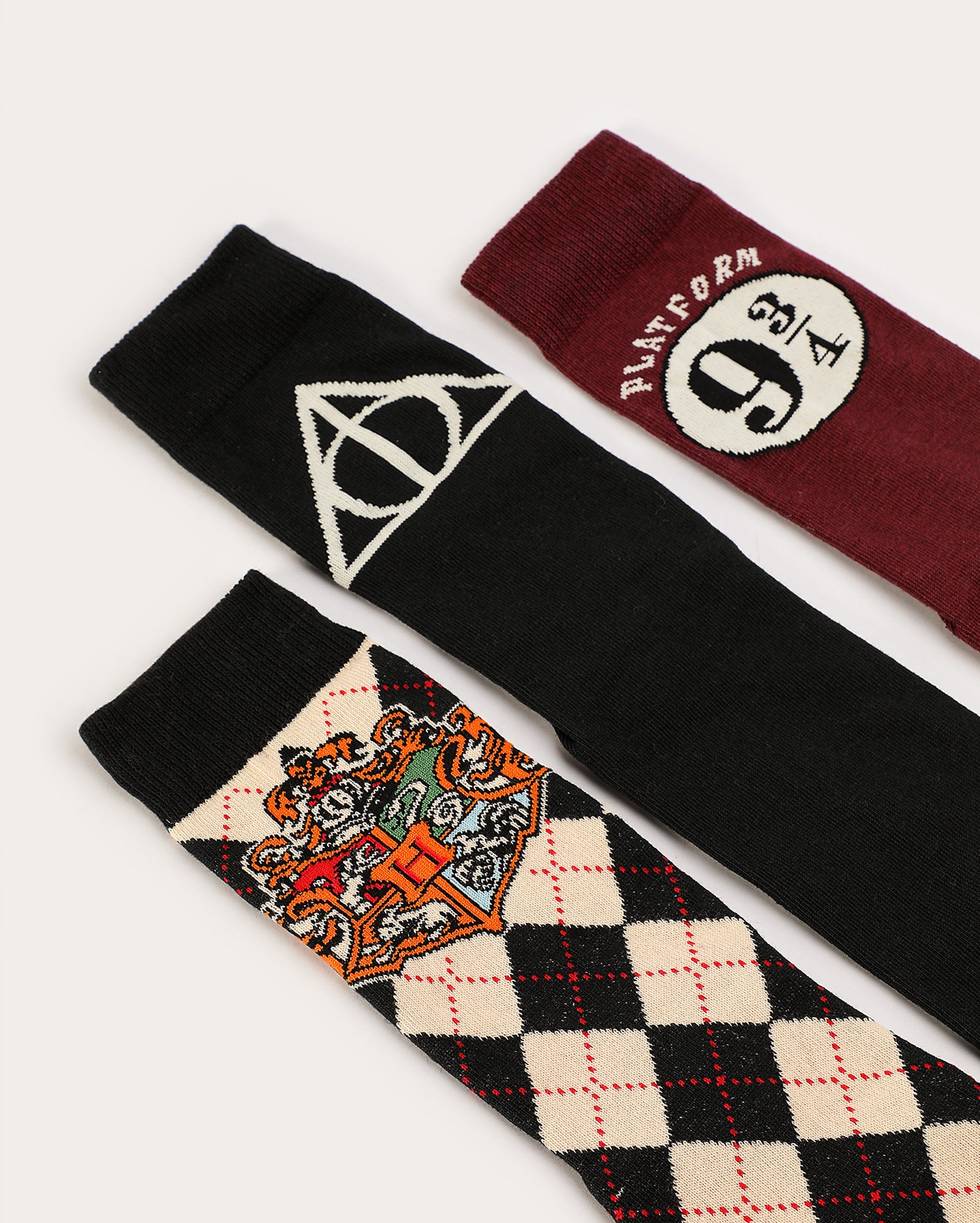 Riachuelo | Kit meia masculina 5 pares cano longo Harry Potter ...