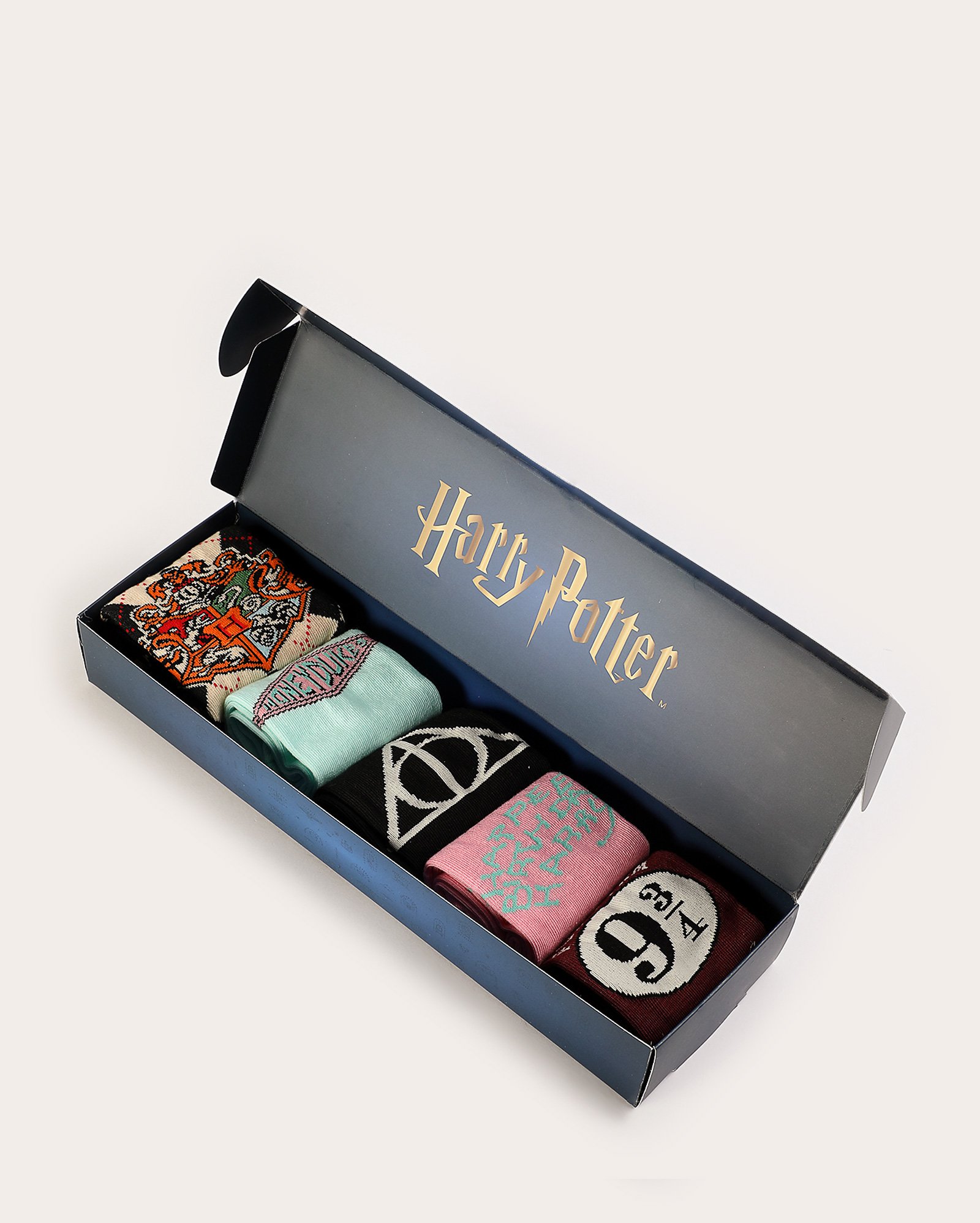 Riachuelo | Kit meia masculina 5 pares cano longo Harry Potter ...
