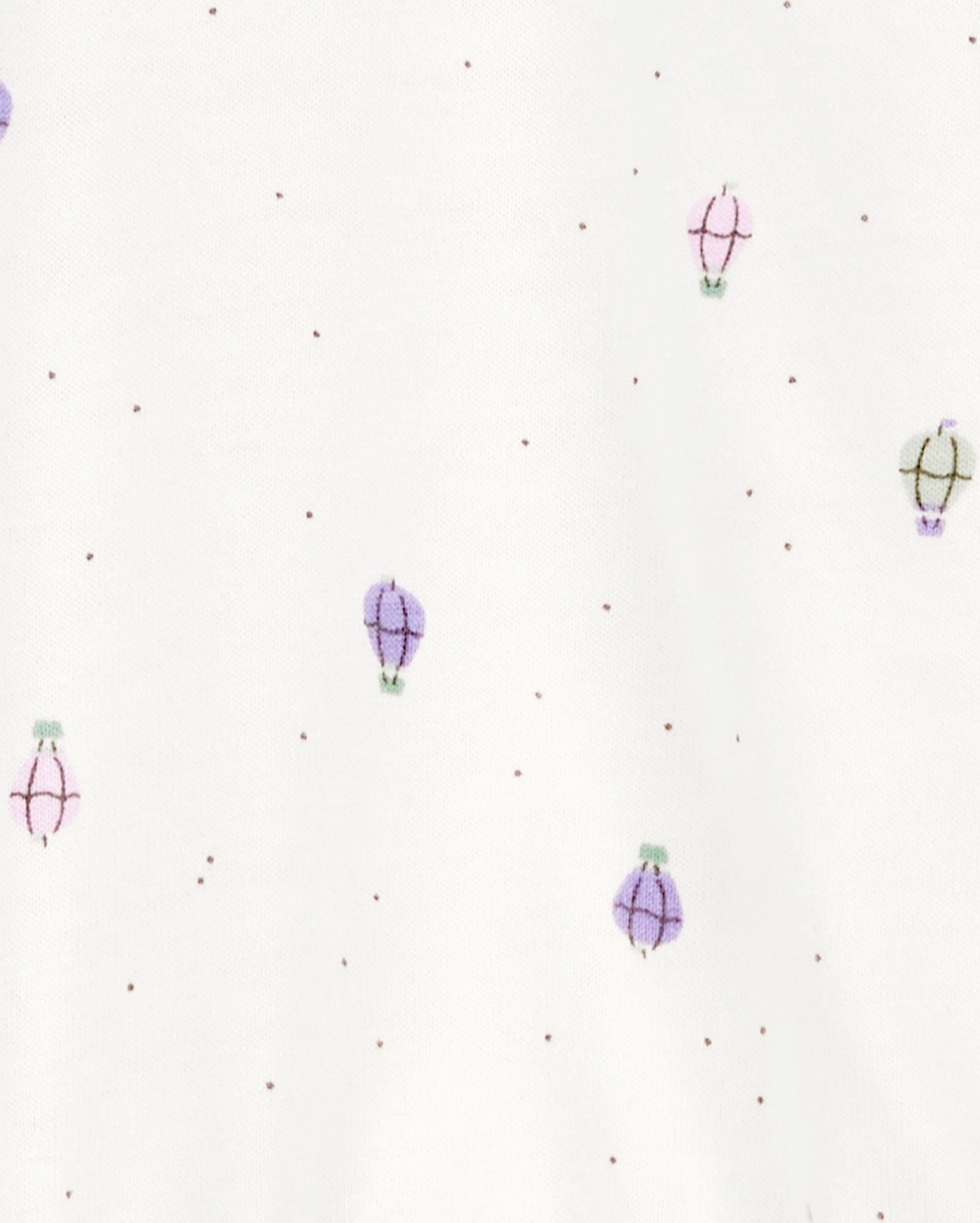 Conjunto longo bebê 3 peças balões branco | Carter's | Carter's Oficial