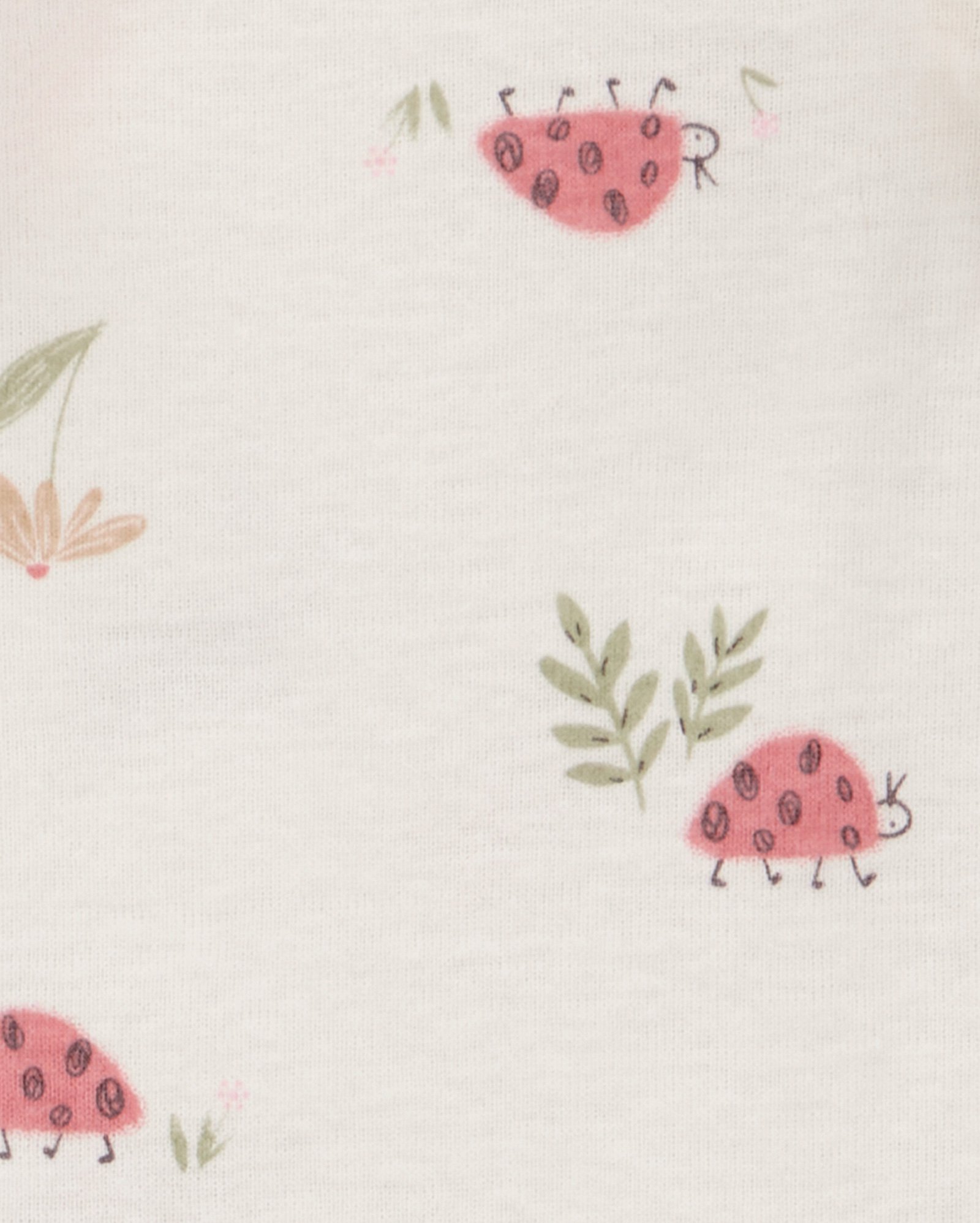 Conjunto longo bebê 3 peças joaninha rosa | Carter's | Carter's Oficial