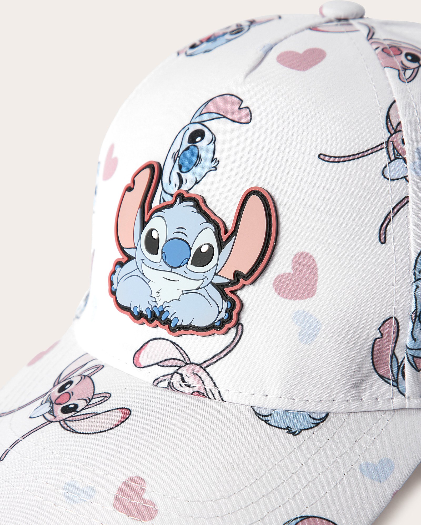 Riachuelo | Boné infantil aba curva Lilo & Stitch - branco | Disney
