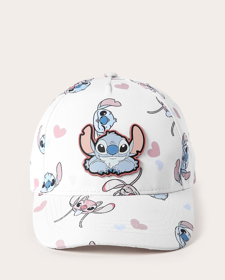 Riachuelo | Boné infantil aba curva Lilo & Stitch - branco | Disney