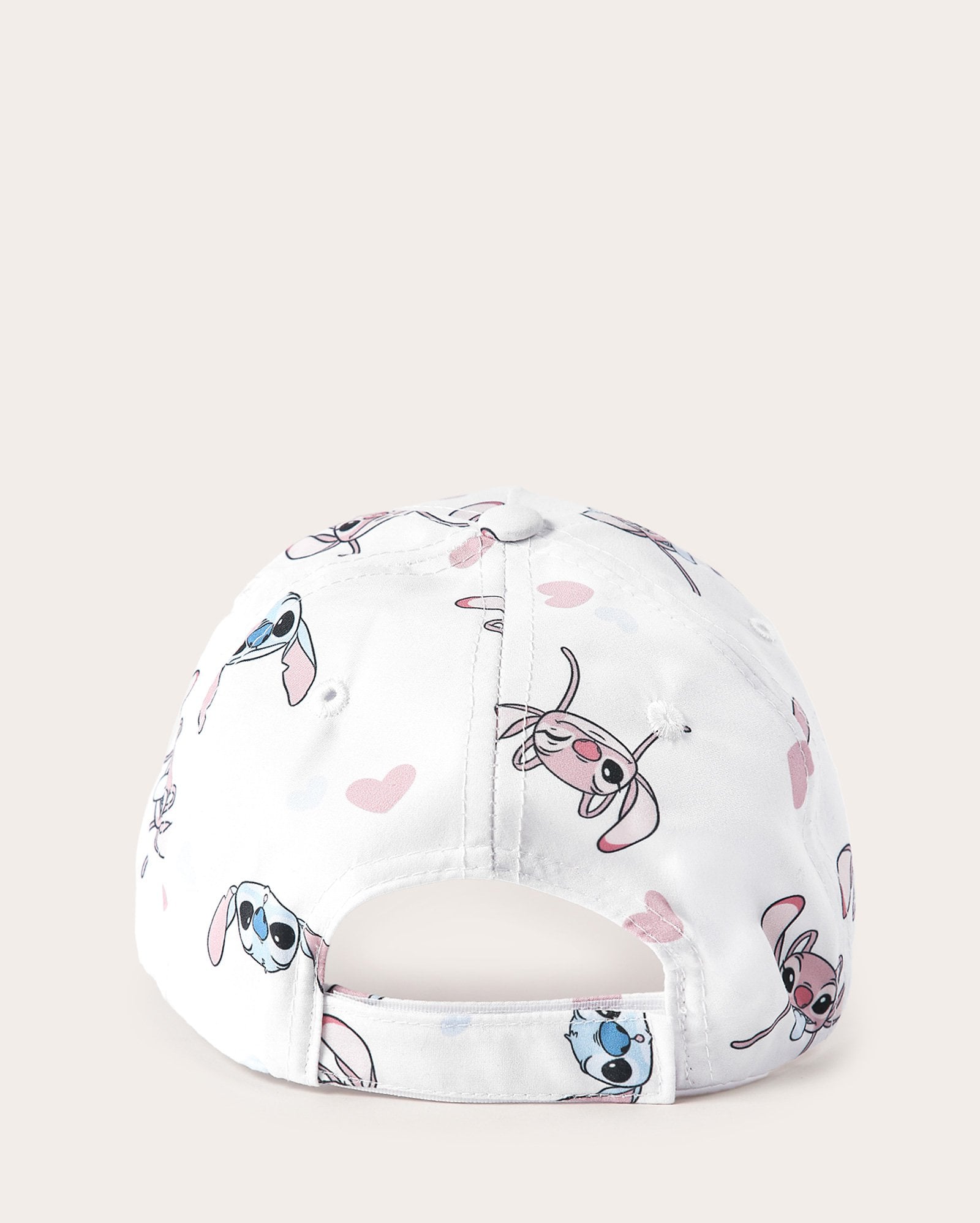 Riachuelo | Boné infantil aba curva Lilo & Stitch - branco | Disney