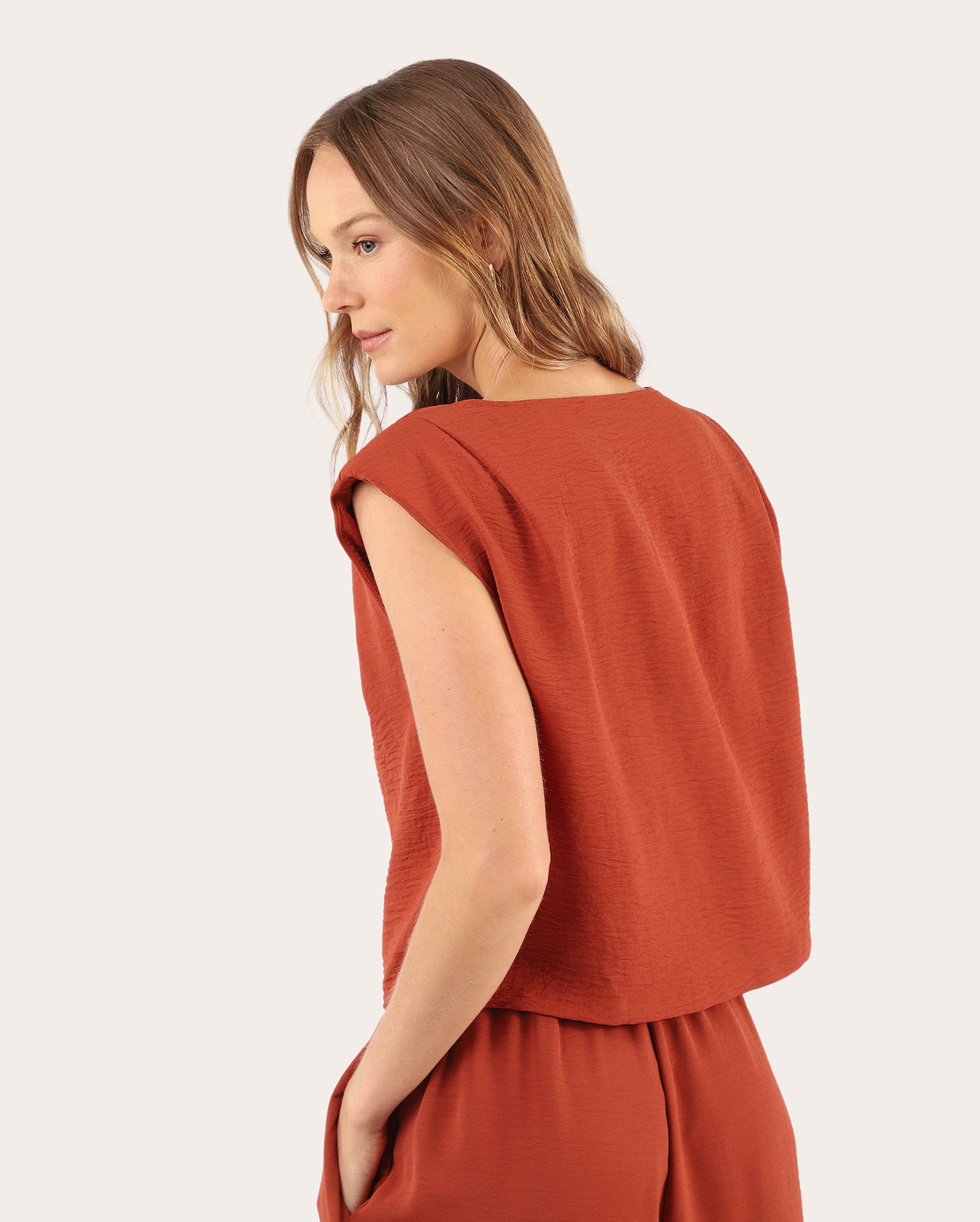 Riachuelo | Blusa feminina muscle tee - laranja