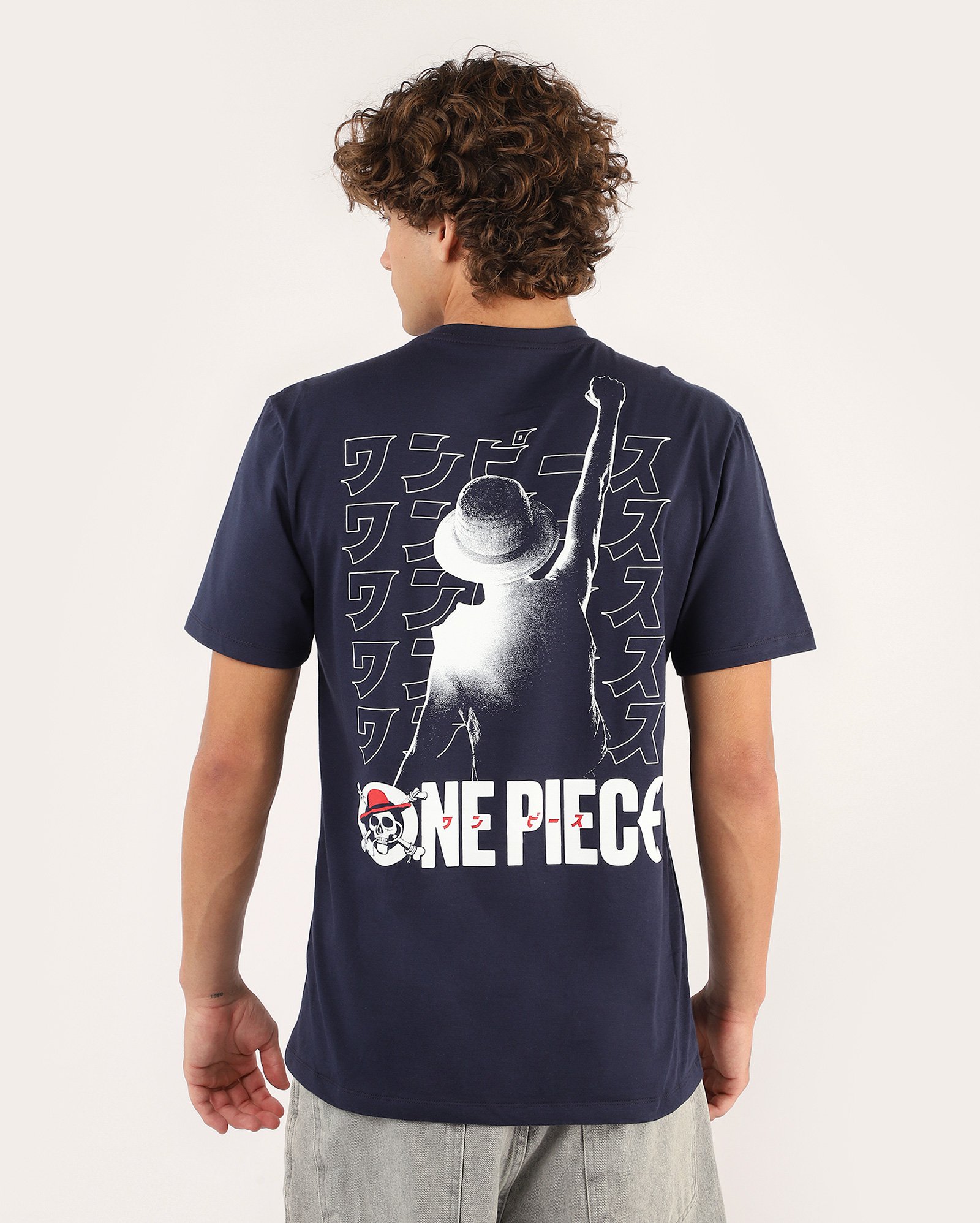 Riachuelo | Camiseta masculina oversized One Piece - azul | FANLAB