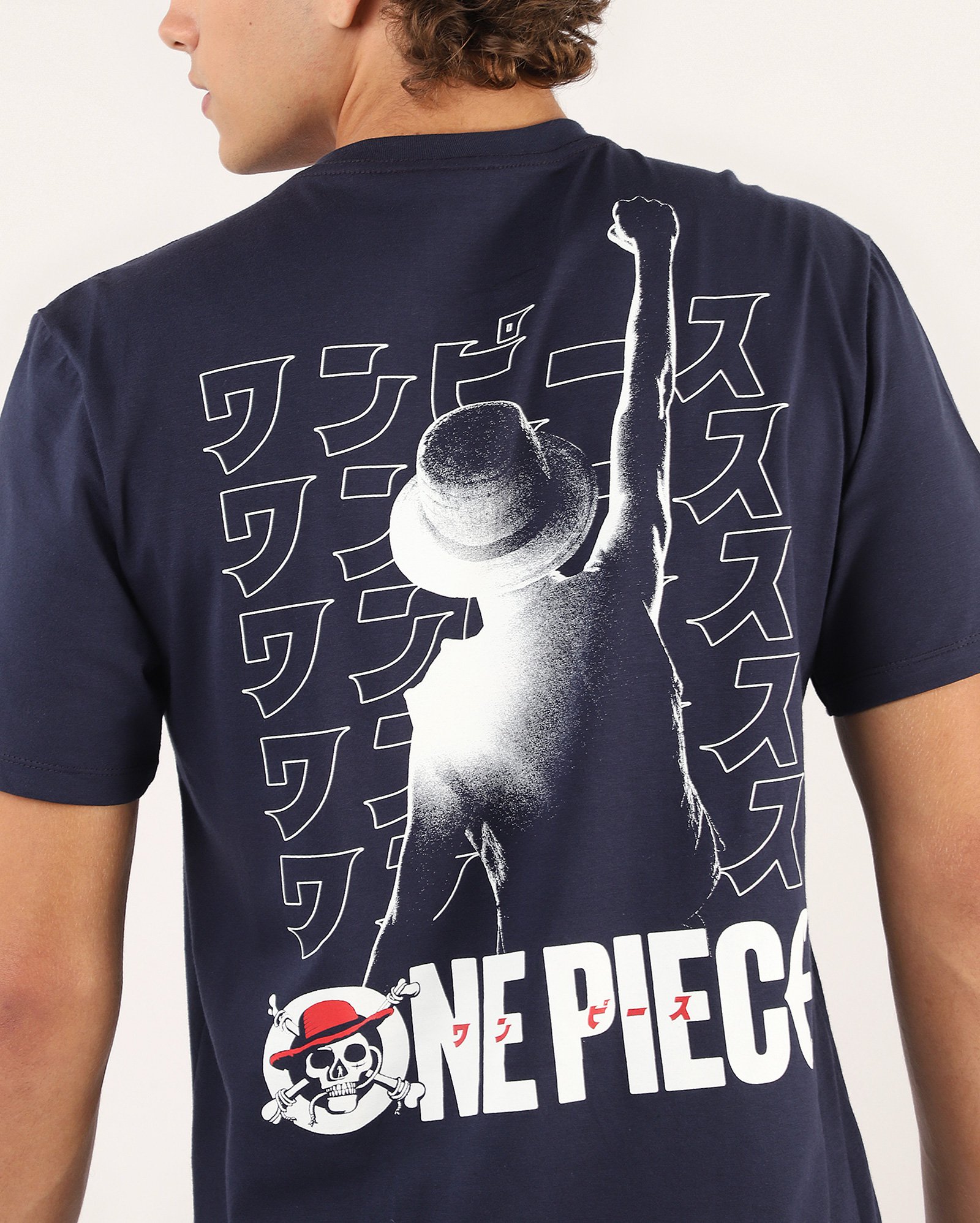 Riachuelo | Camiseta masculina oversized One Piece - azul | FANLAB