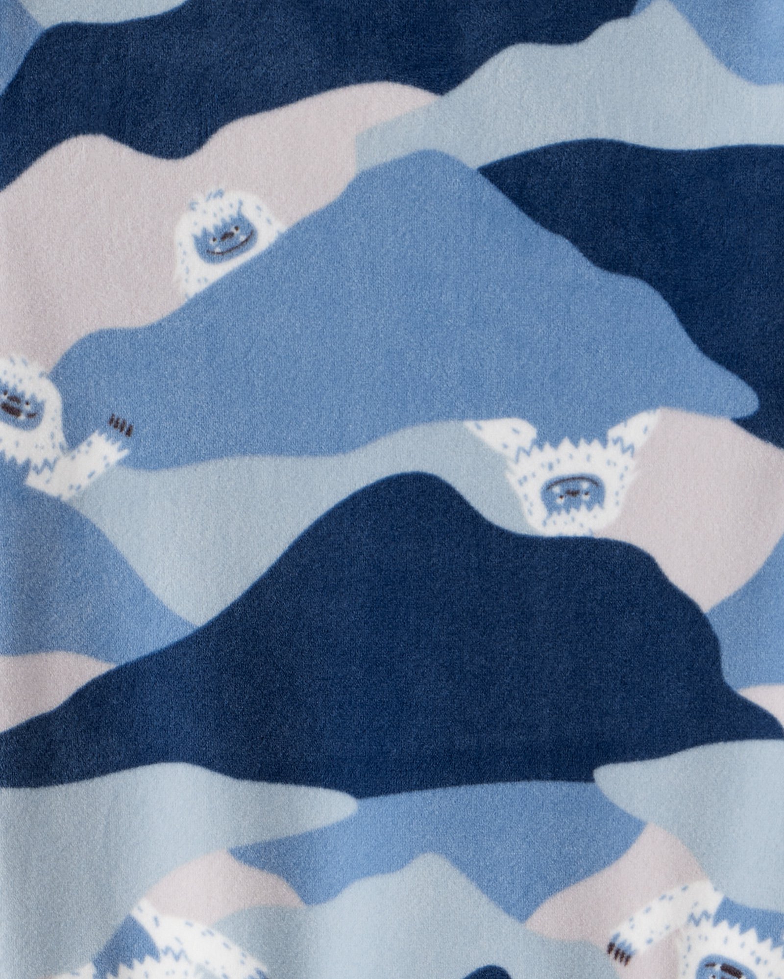 Pijama longo infantil 2 peças plush monstrinho da neve - multicor ...