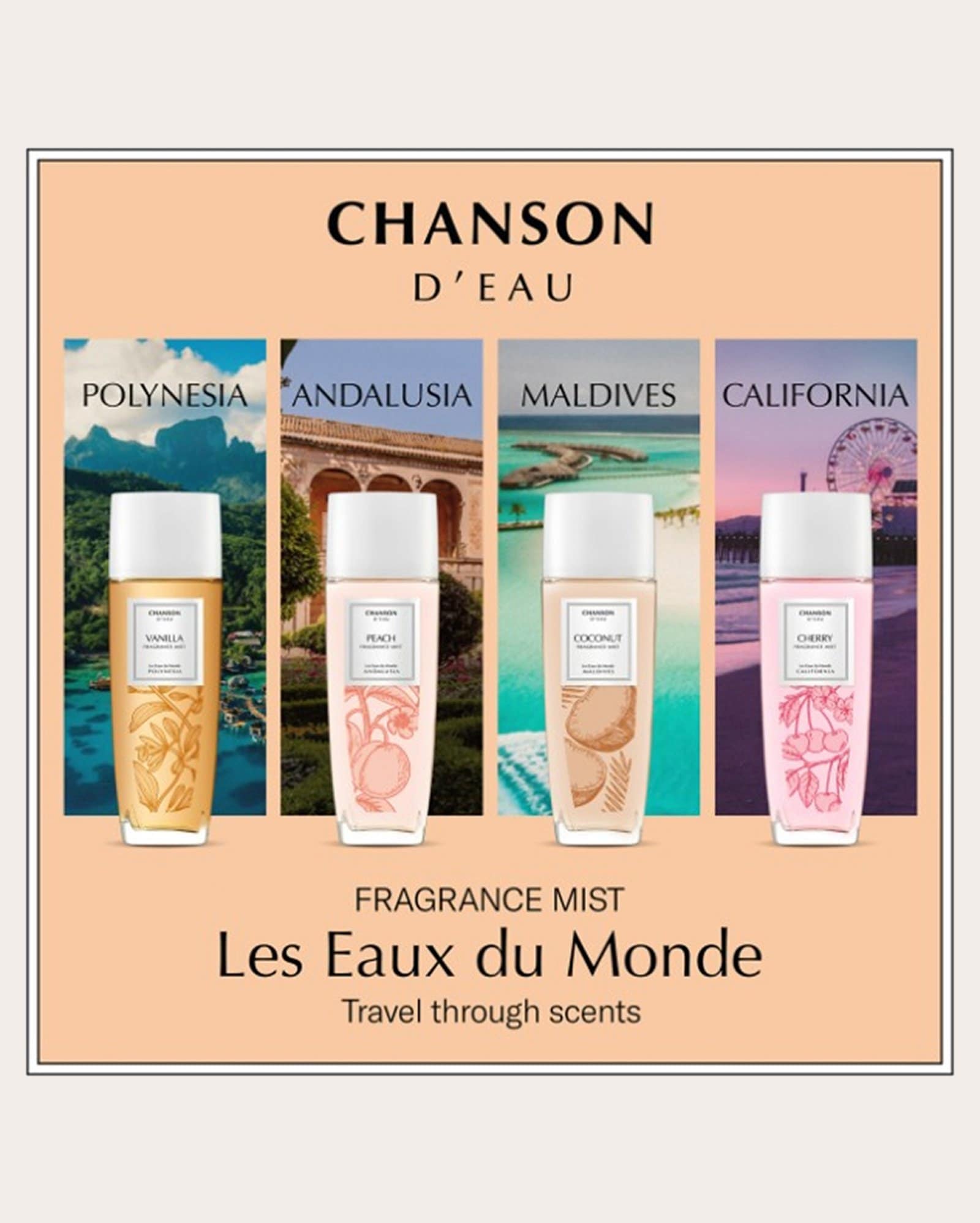 Riachuelo | Body splash Andalusia Peach 75ml | Chanson