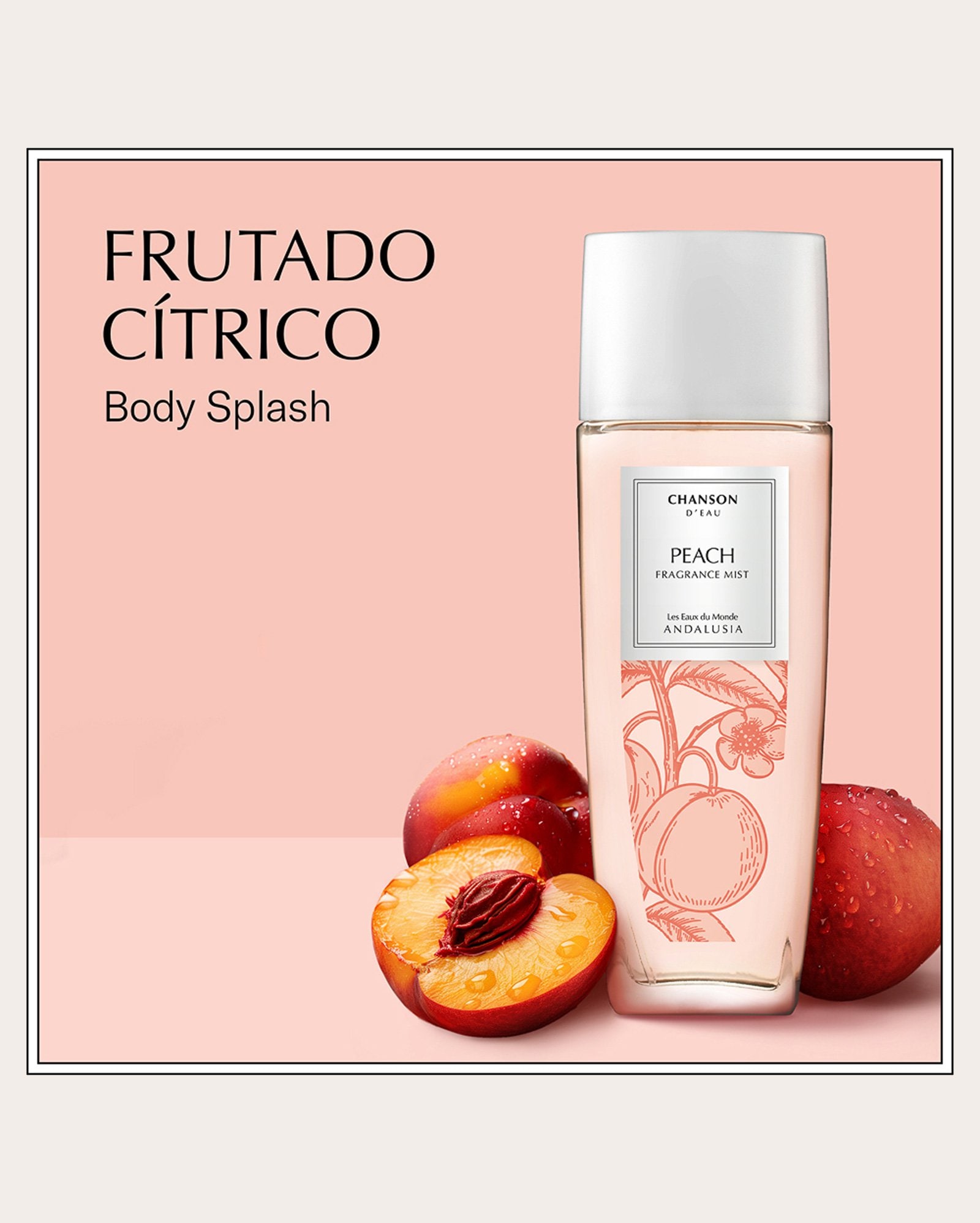 Riachuelo | Body splash Andalusia Peach 75ml | Chanson