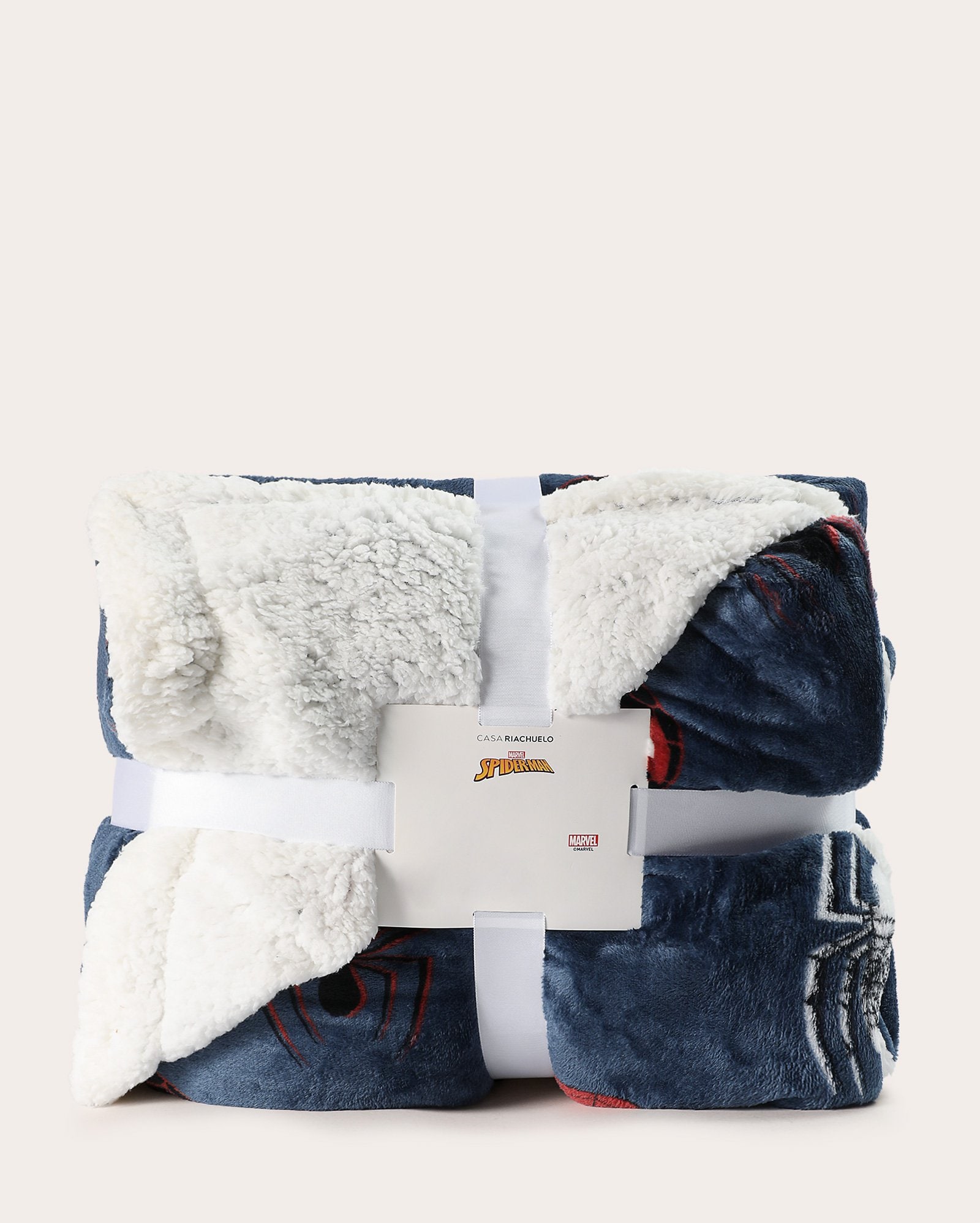 Riachuelo | Manta sherpa solteiro Homem-Aranha - azul | Casa Riachuelo