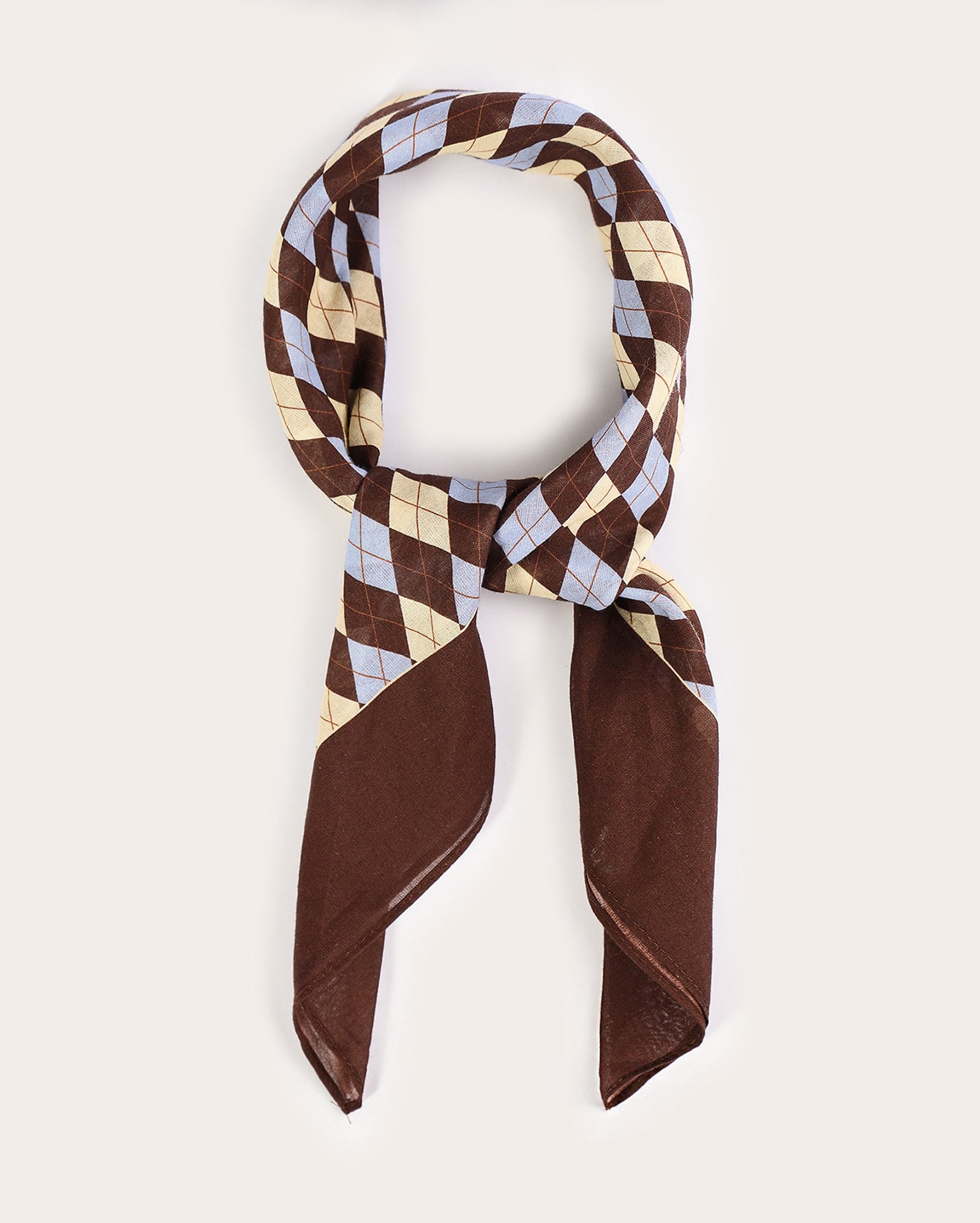 Riachuelo | Lenço pashmina feminino losango - marrom