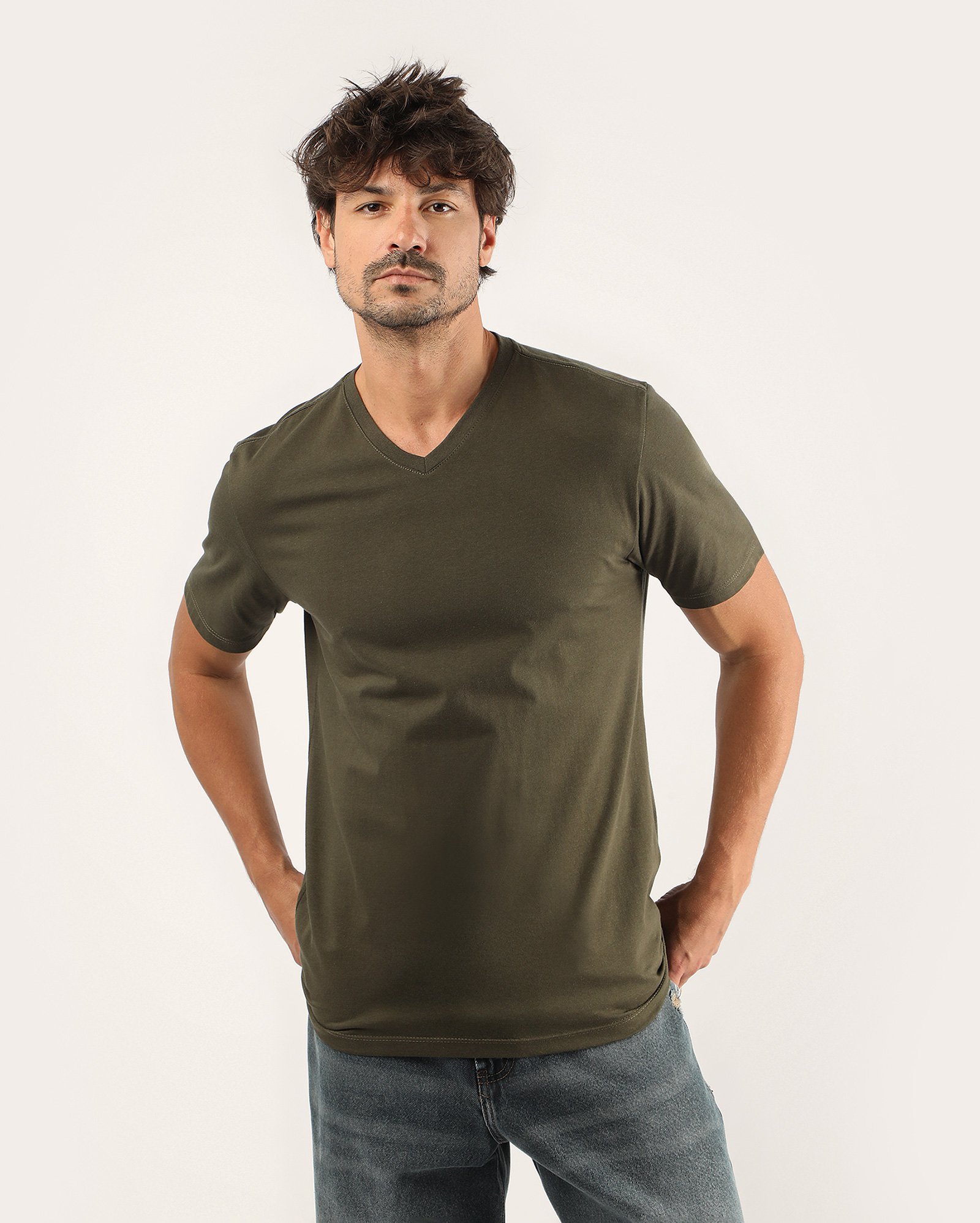 Riachuelo | Camiseta masculina básica - verde