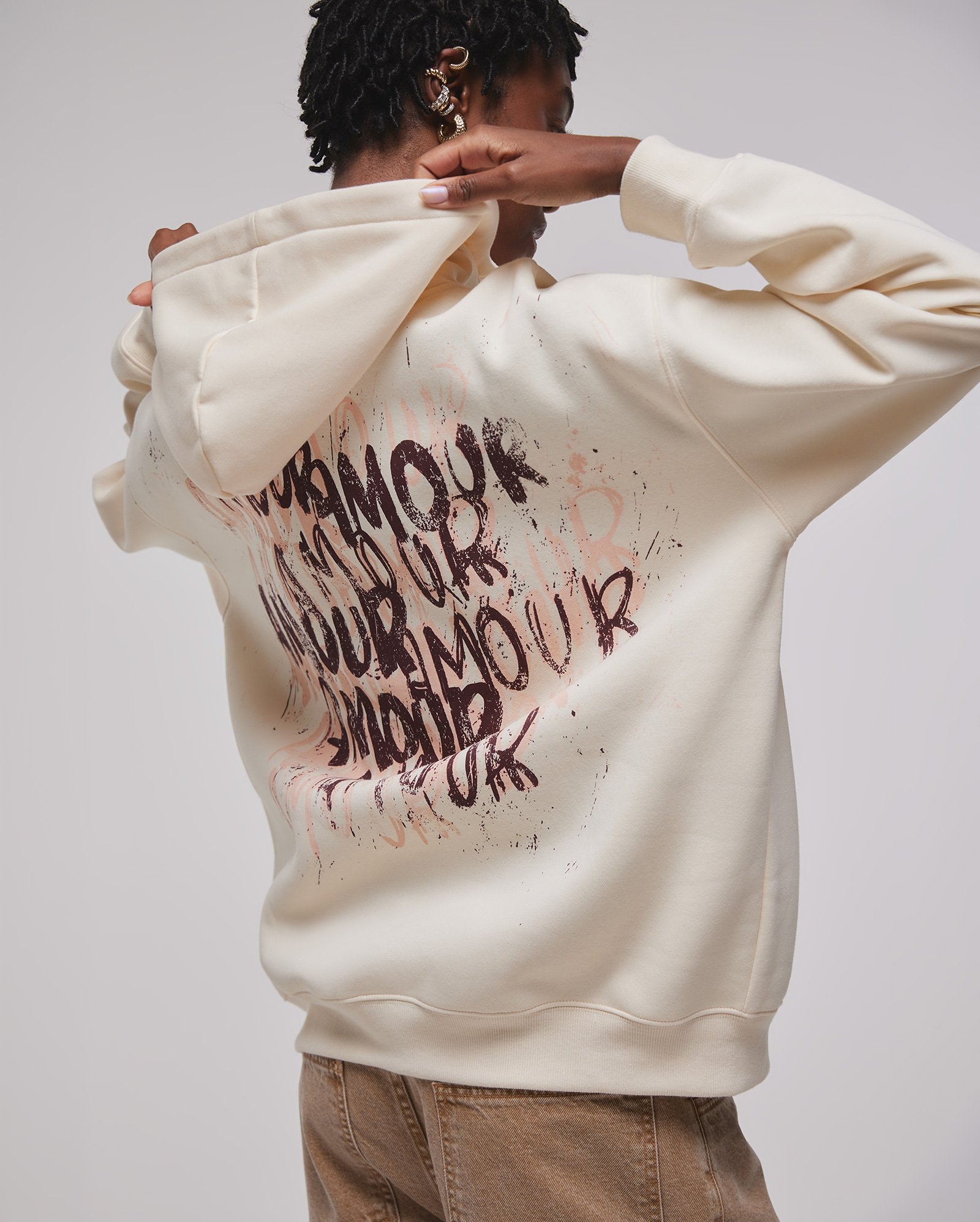 Riachuelo | Blusa de moletom feminina oversized - bege | Juliana Jabour ...