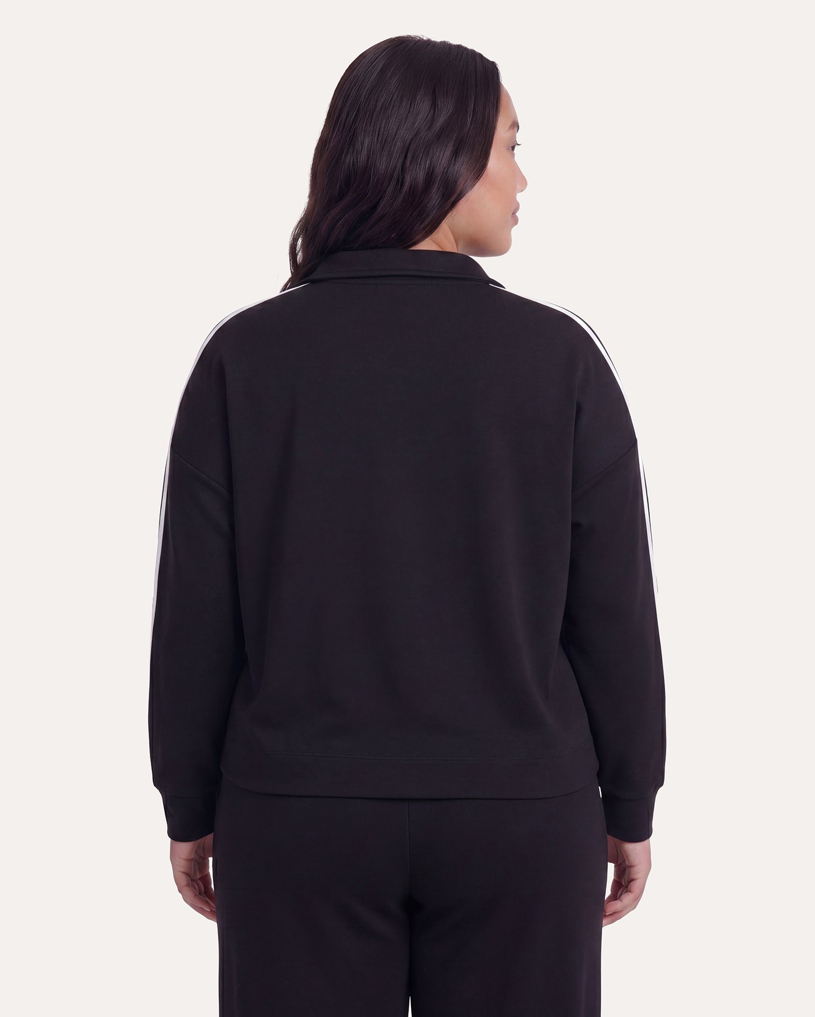 Riachuelo | Blusa plus size feminina gola polo - Preto