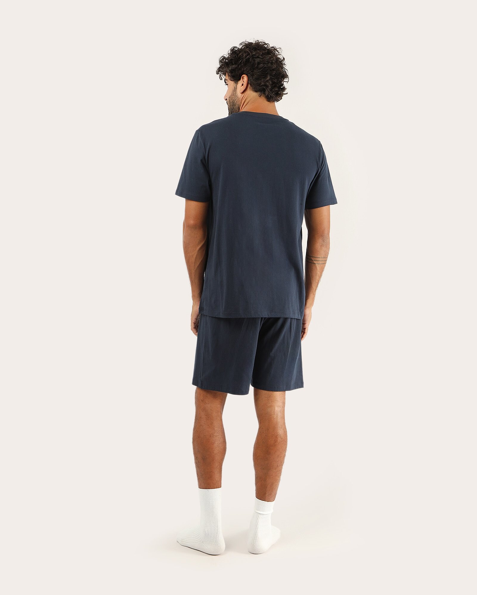 Riachuelo | Pijama curto masculino Stitch - azul | Disney