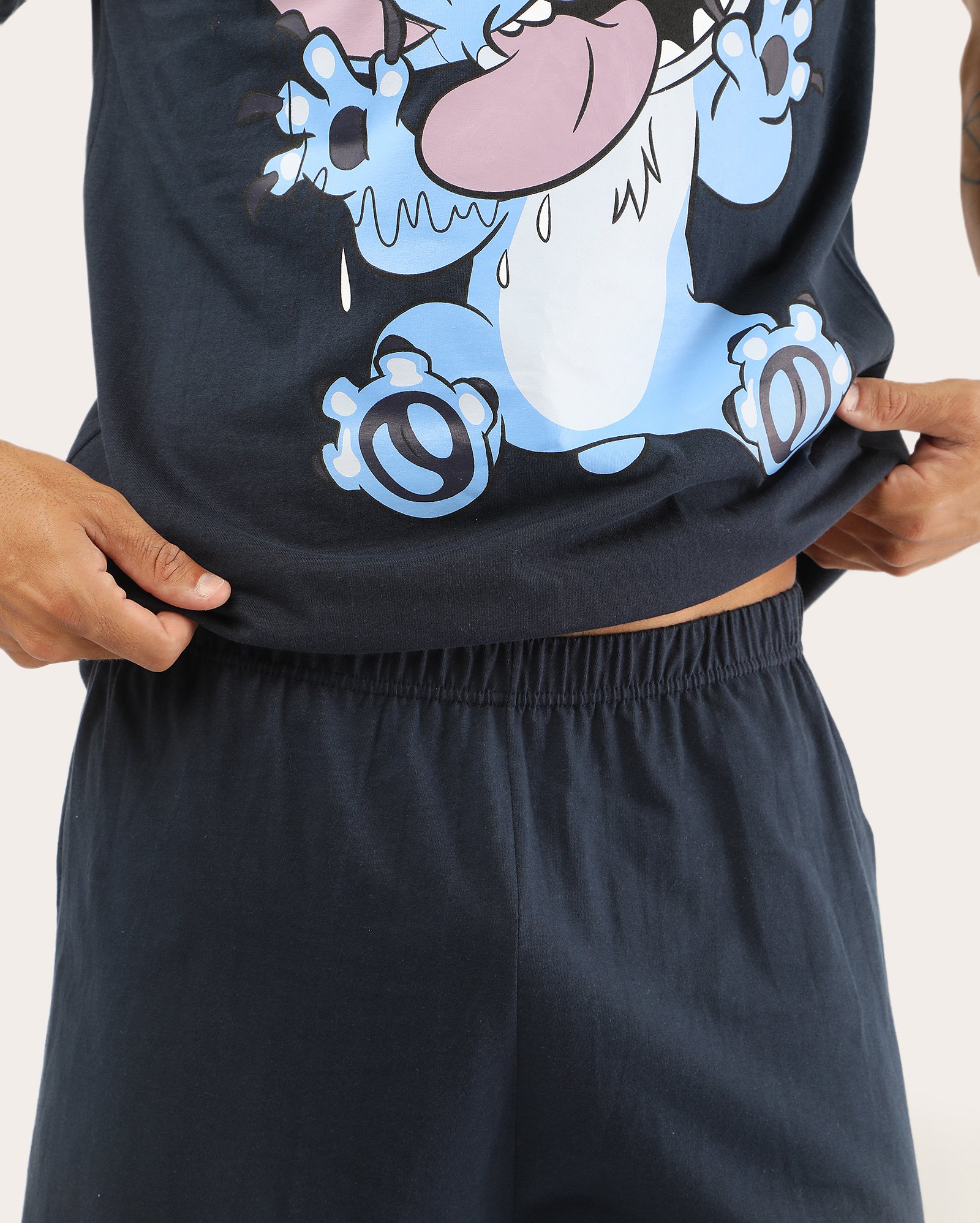 Riachuelo | Pijama curto masculino Stitch - azul | Disney