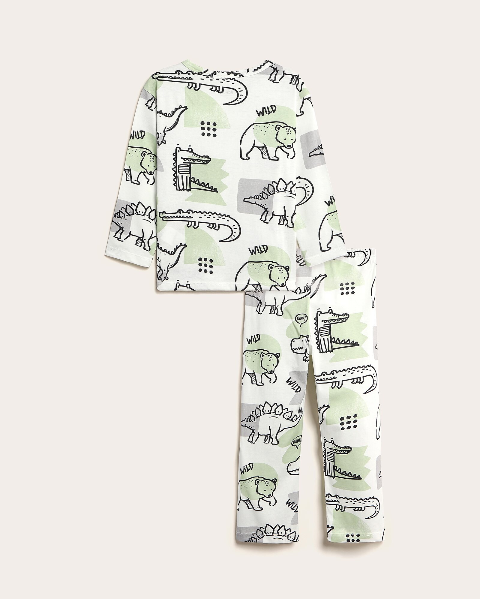 Riachuelo | Pijama longo infantil dinossauros 2-6A - multicor