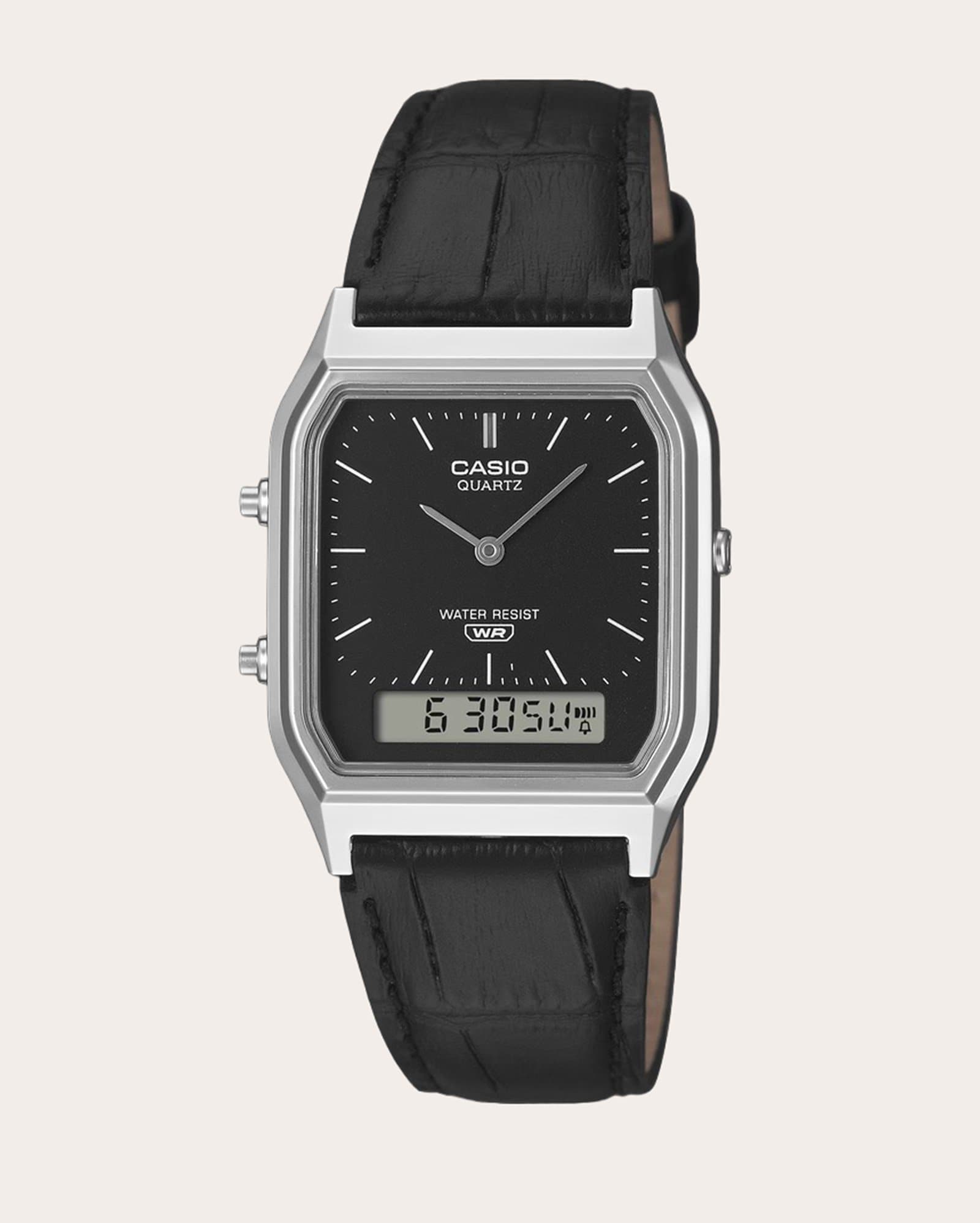 Riachuelo | Relógio anadigi unissex AQ 230EL 1ADF - preto | CASIO