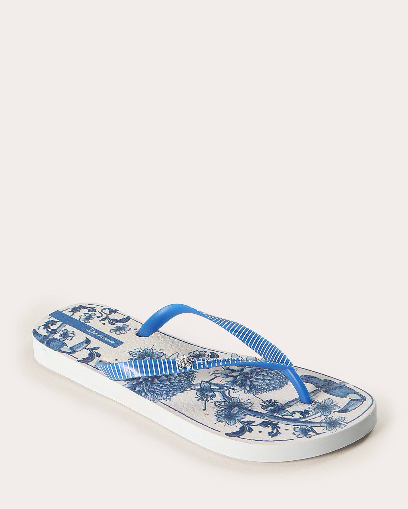 Riachuelo | Chinelo feminino Ipanema floral - branco