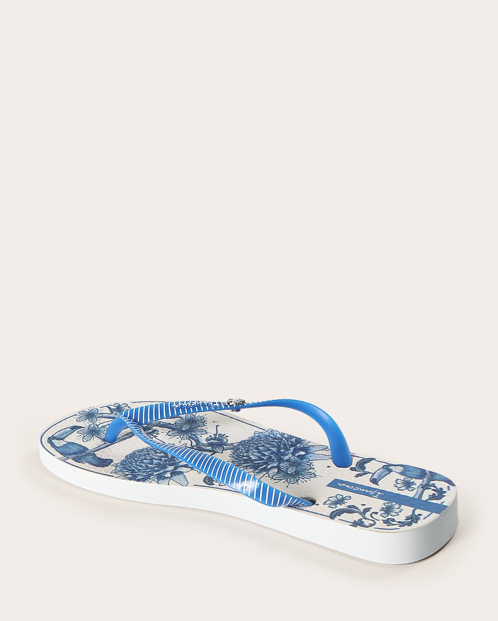 Riachuelo | Chinelo feminino Ipanema floral - branco