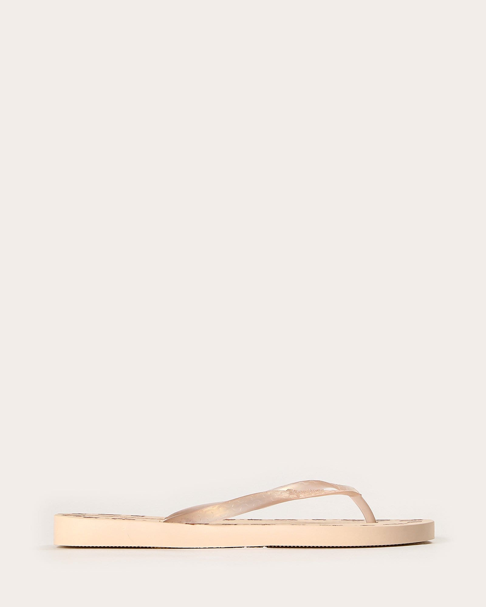Riachuelo | Chinelo feminino slim estampa Capivara - bege | Ipanema