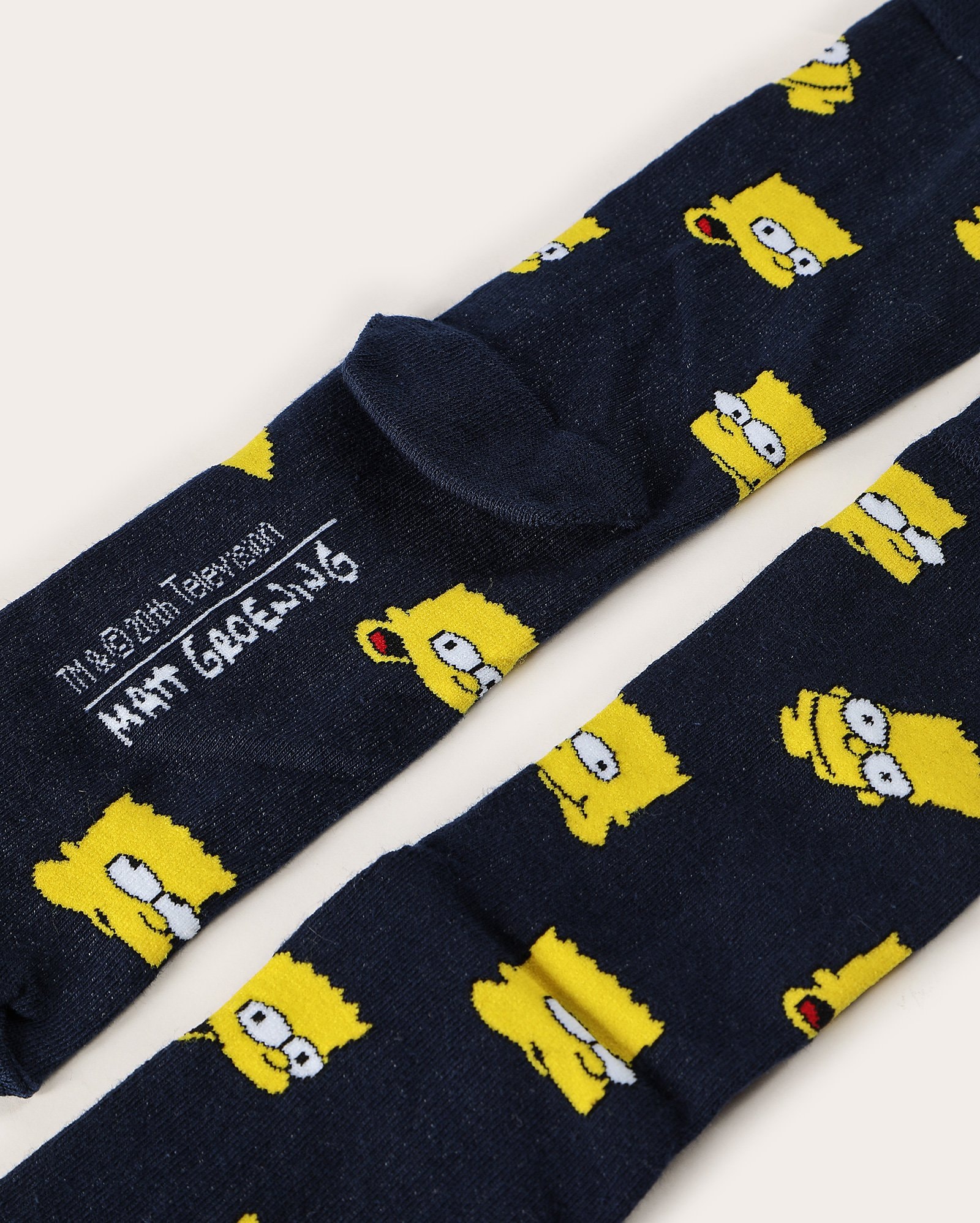 Riachuelo | Meia masculina cano longo Bart - azul | The Simpsons