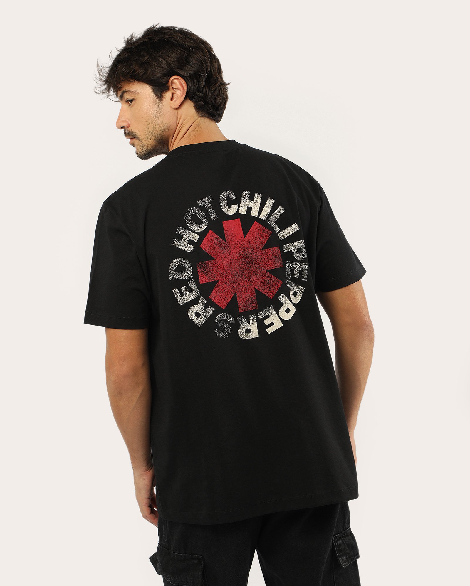 Riachuelo | Camiseta masculina banda - preta | Red Hot Chilli Peppers