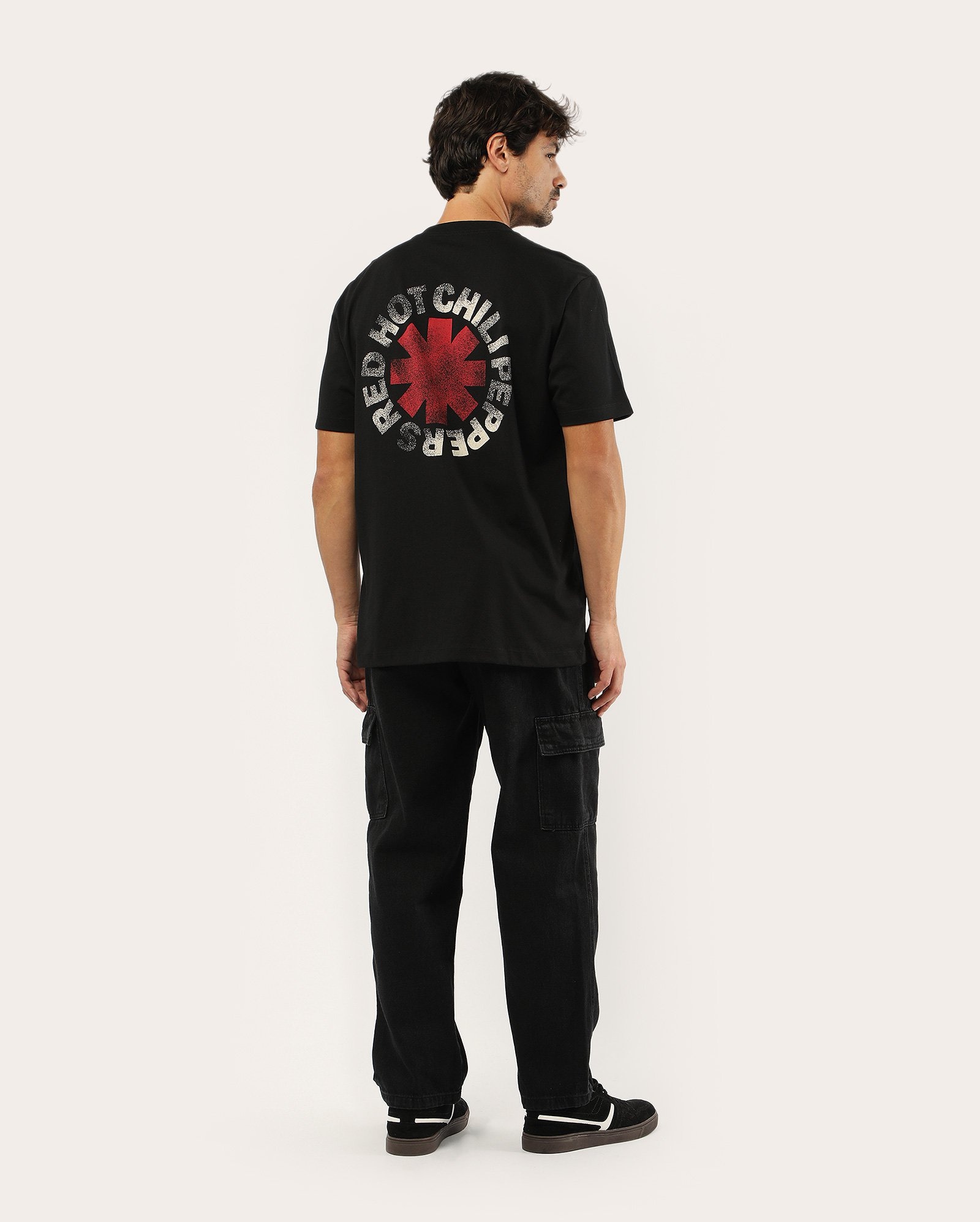 Riachuelo | Camiseta masculina banda - preta | Red Hot Chilli Peppers