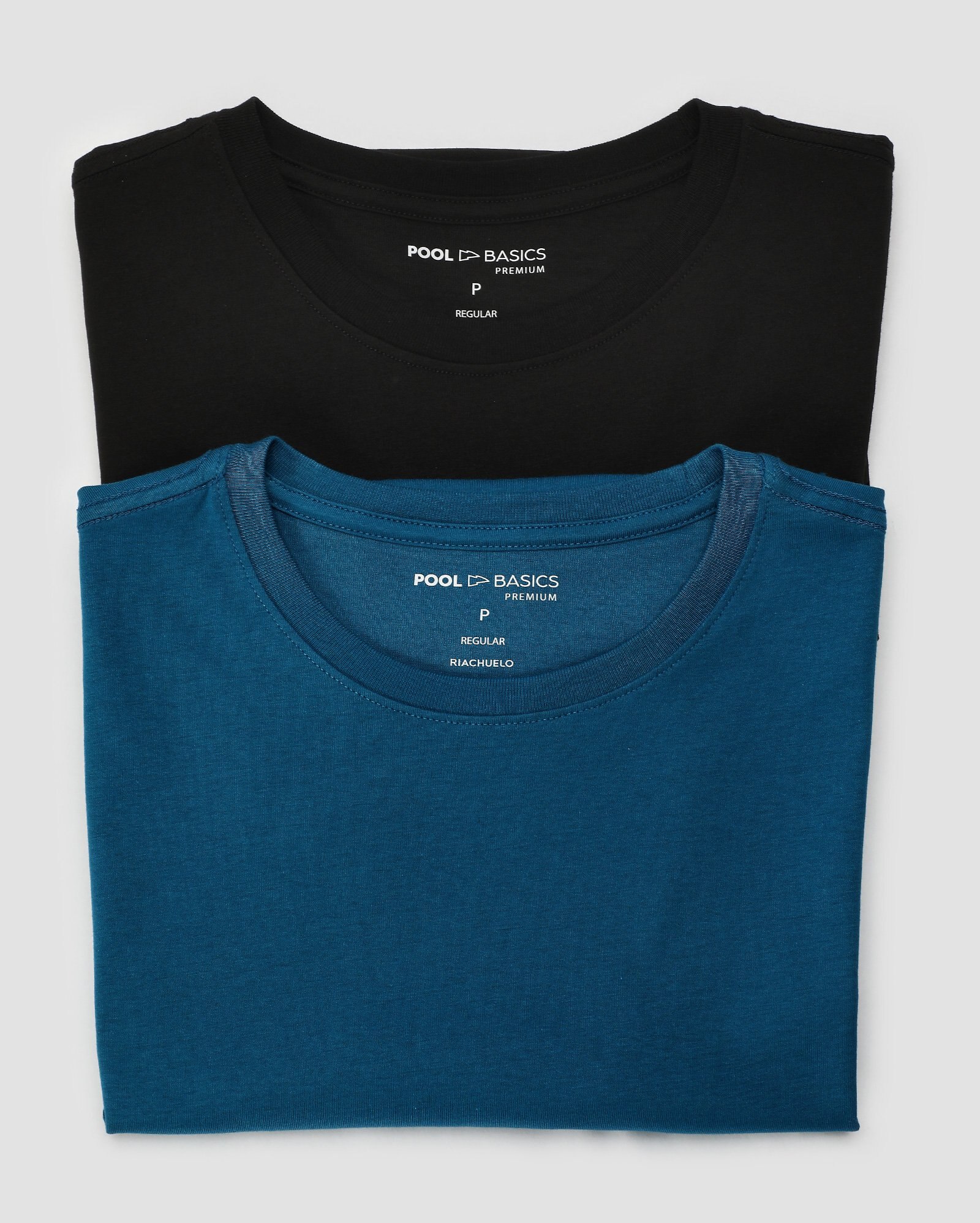 Riachuelo | Kit camiseta masculina 2 peças Classic Premium algodão ...