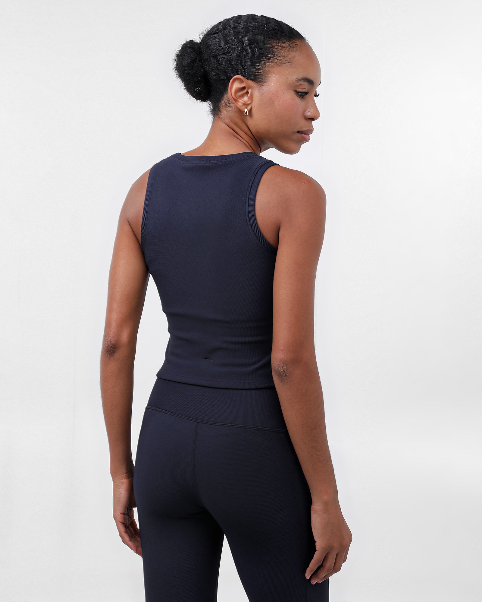 Riachuelo | Kit conjunto esportivo feminino canelado bolso funcional azul | BodyWork by Riachuelo