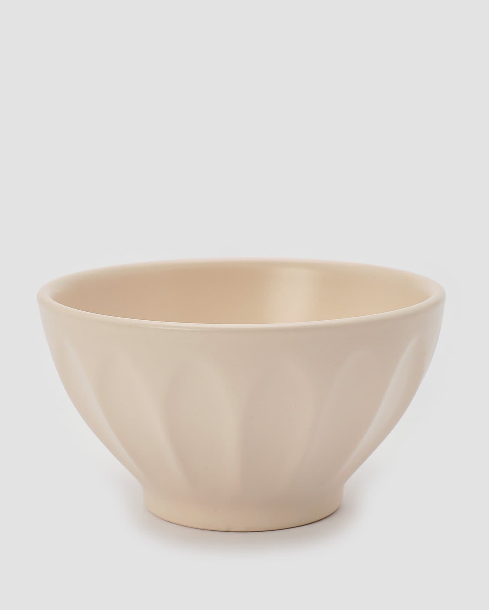 Riachuelo | Conjunto bowl 4 peças de cerâmica básicos 14cm cada bege ...