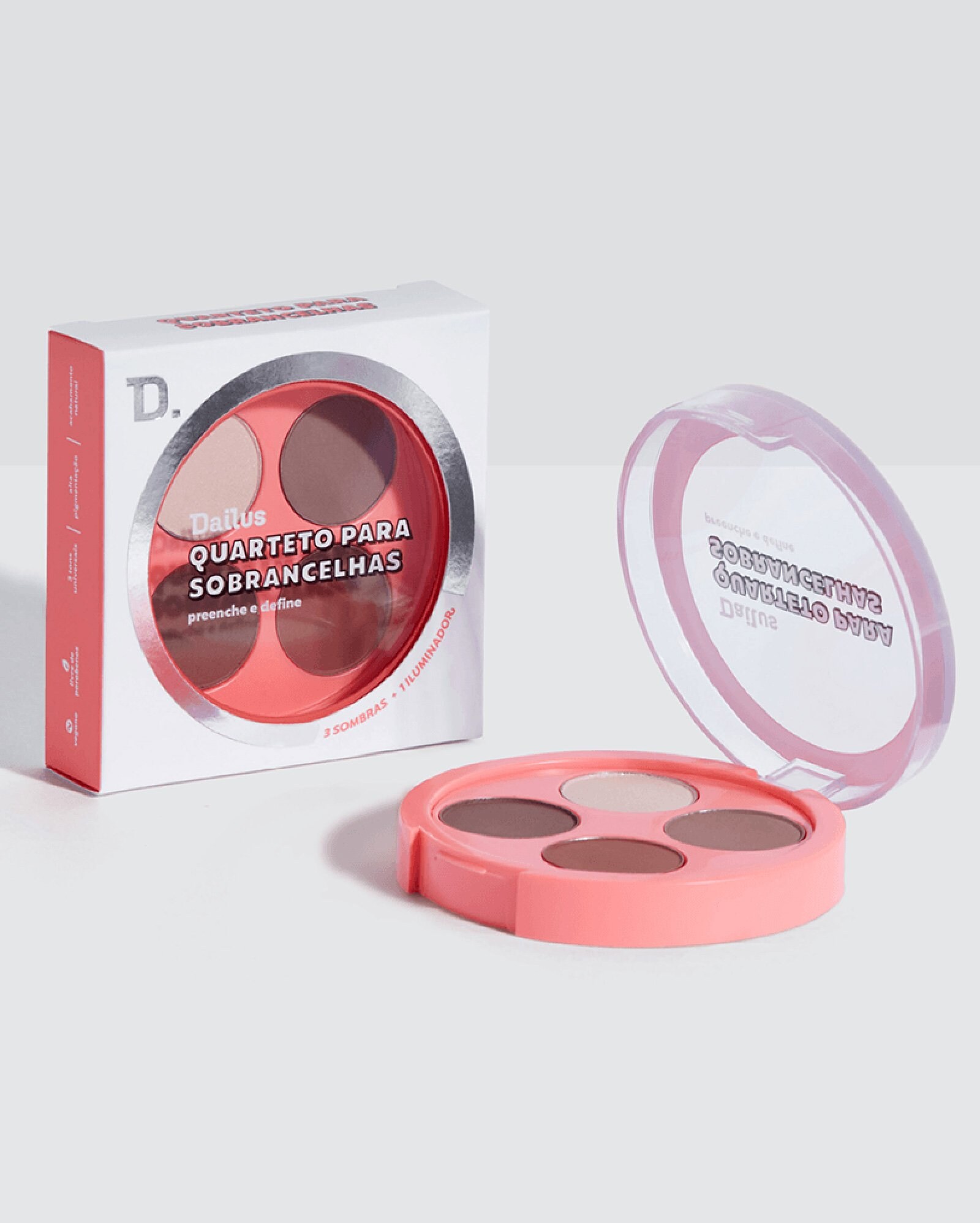 Riachuelo | Kit paleta para sobrancelhas 4 cores 5,2g multicor ...