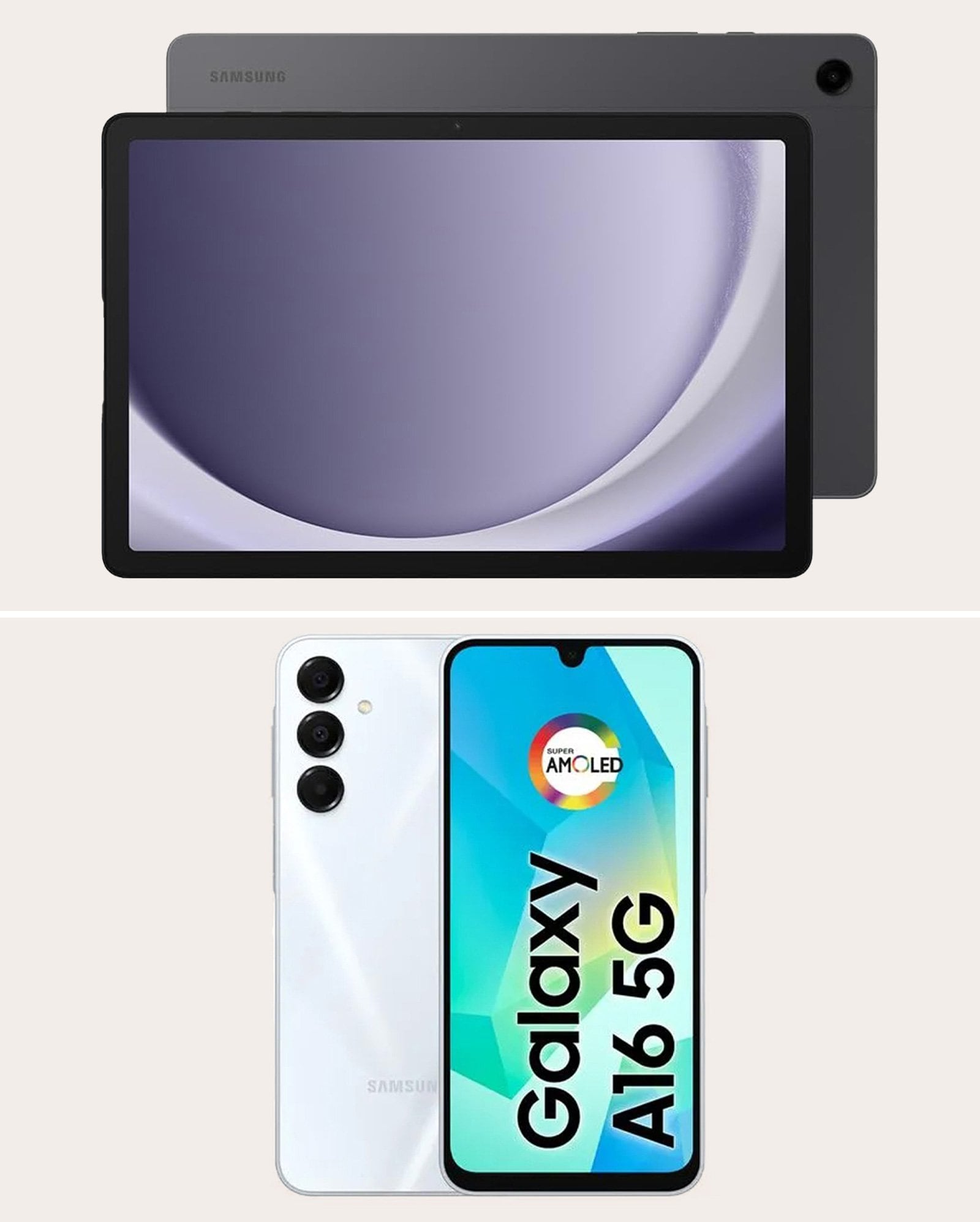 Riachuelo | Kit tablet Galaxy Tab A9+ 5 + smartphone Galaxy A16 5G 128G ...
