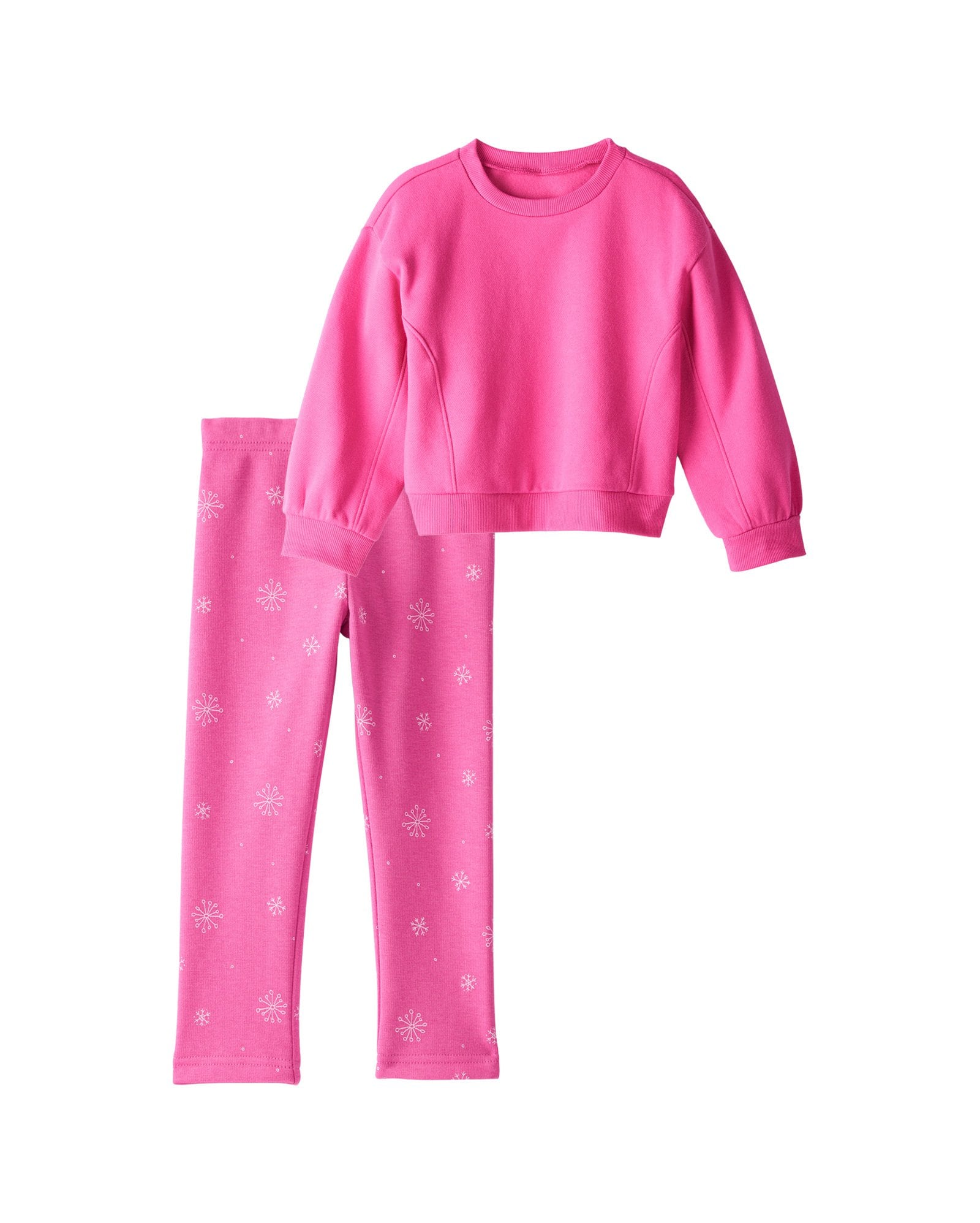 Riachuelo | Conjunto longo infantil 2 peças neve - rosa | Carter's