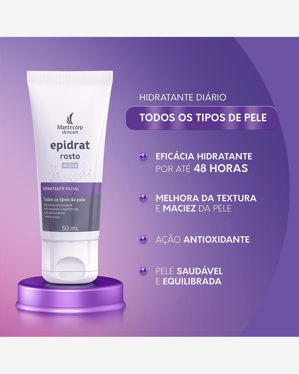 Riachuelo | Mantecorp Epidrat Acqua Hidratante Facial 50ml