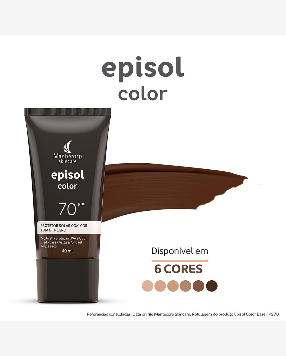 Riachuelo | Mantecorp Episol Color Protetor Solar Facial FPS70 Tom 6 ...