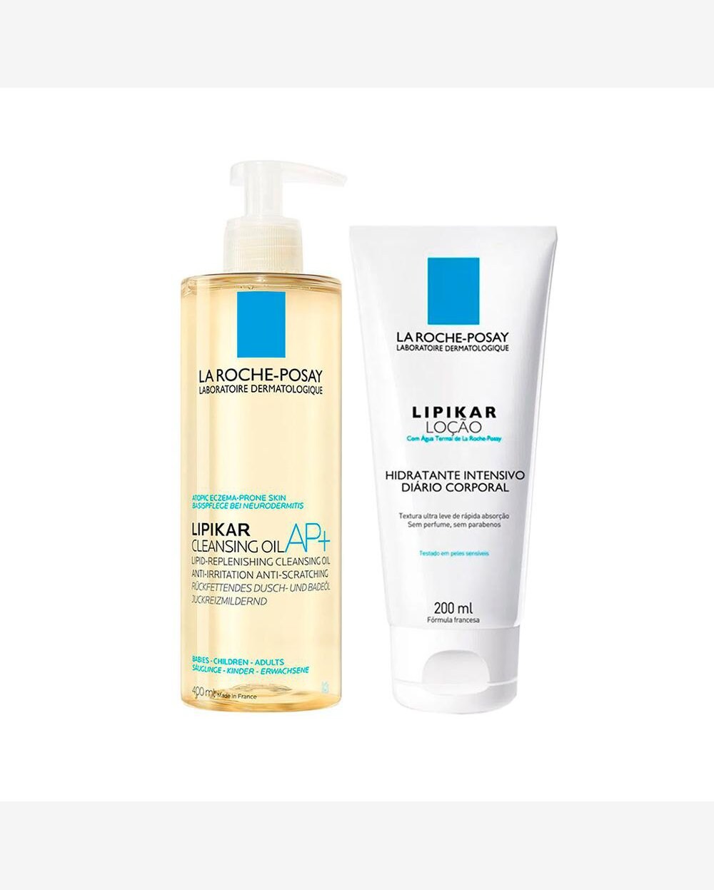 Riachuelo | Kit Corporal La Roche-Posay Lipikar - Óleo de Limpeza e ...