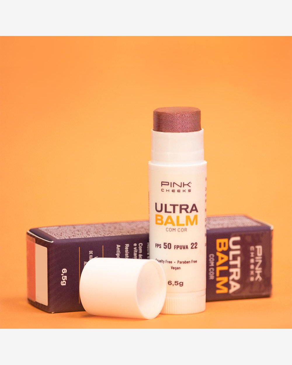 Riachuelo | Pink Cheeks Ultra Balm FPS 50 FPUVA 22 Be Rose Lip Balm ...