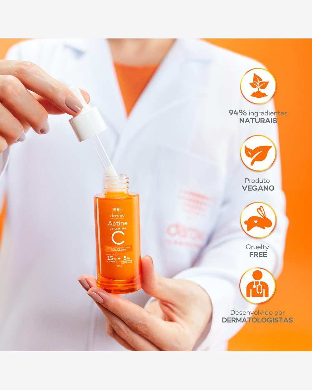 Riachuelo | Darrow Actine Vitamina C Concentrado Energizante Sérum 30ml