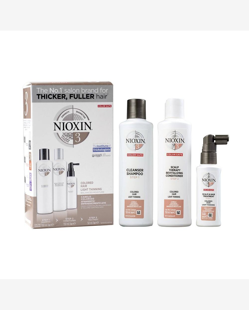 Riachuelo | Kit Nioxin System 3 - Shampoo e Condicionador e Tratamento