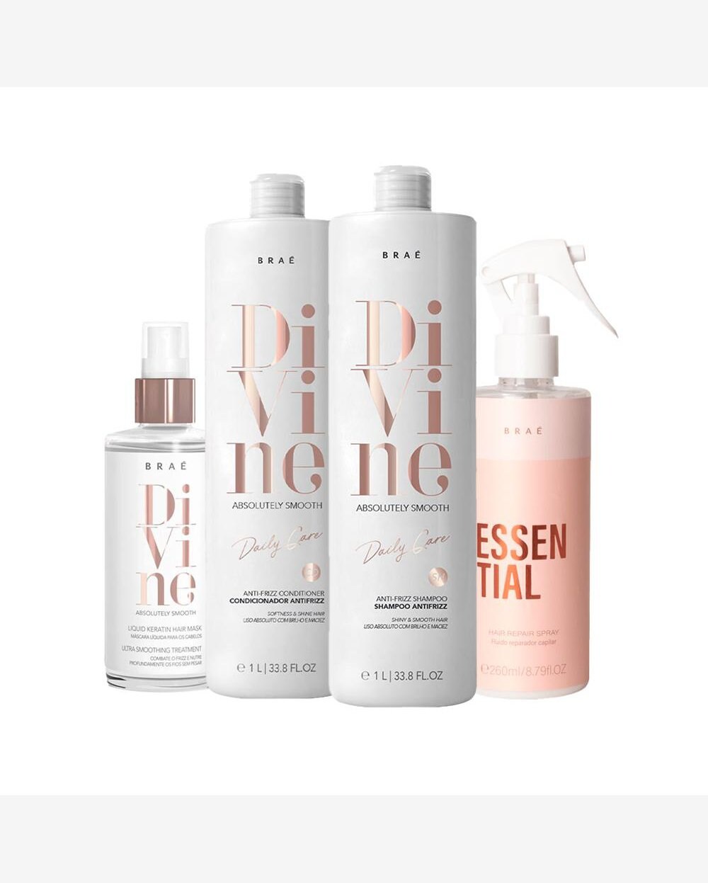 Riachuelo | Kit Braé Divine – Shampoo e Condicionador e Máscara Hidrat ...