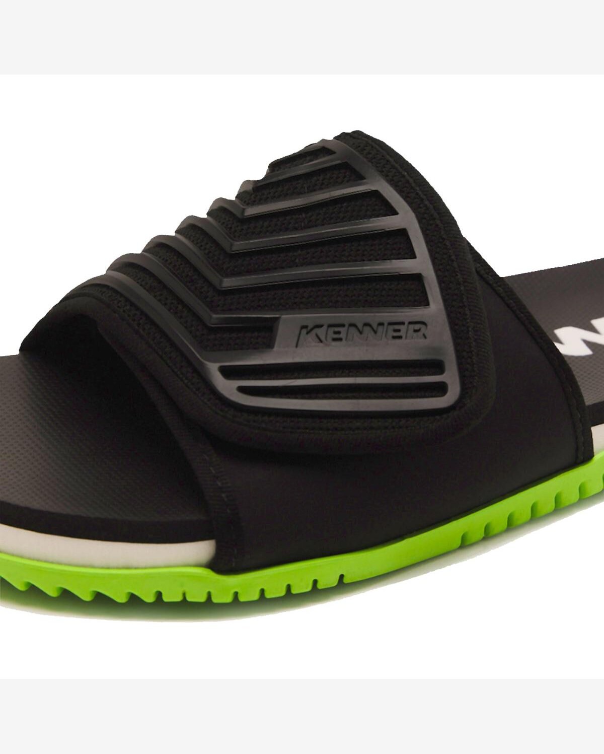 Riachuelo | Chinelo Kenner Slide Kanoo Masculino - Preto e Verde